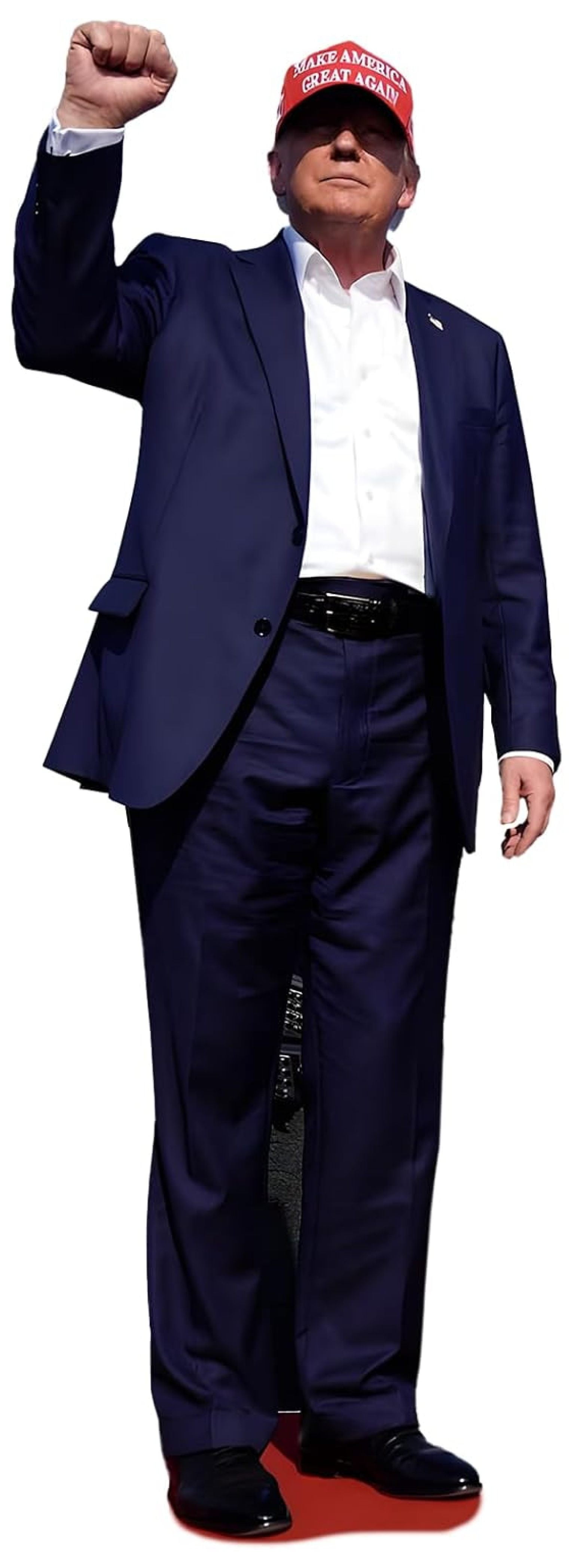Donald 2024 Cardboard Cutout, for President Red Hat Standup, Cutout 6 ...