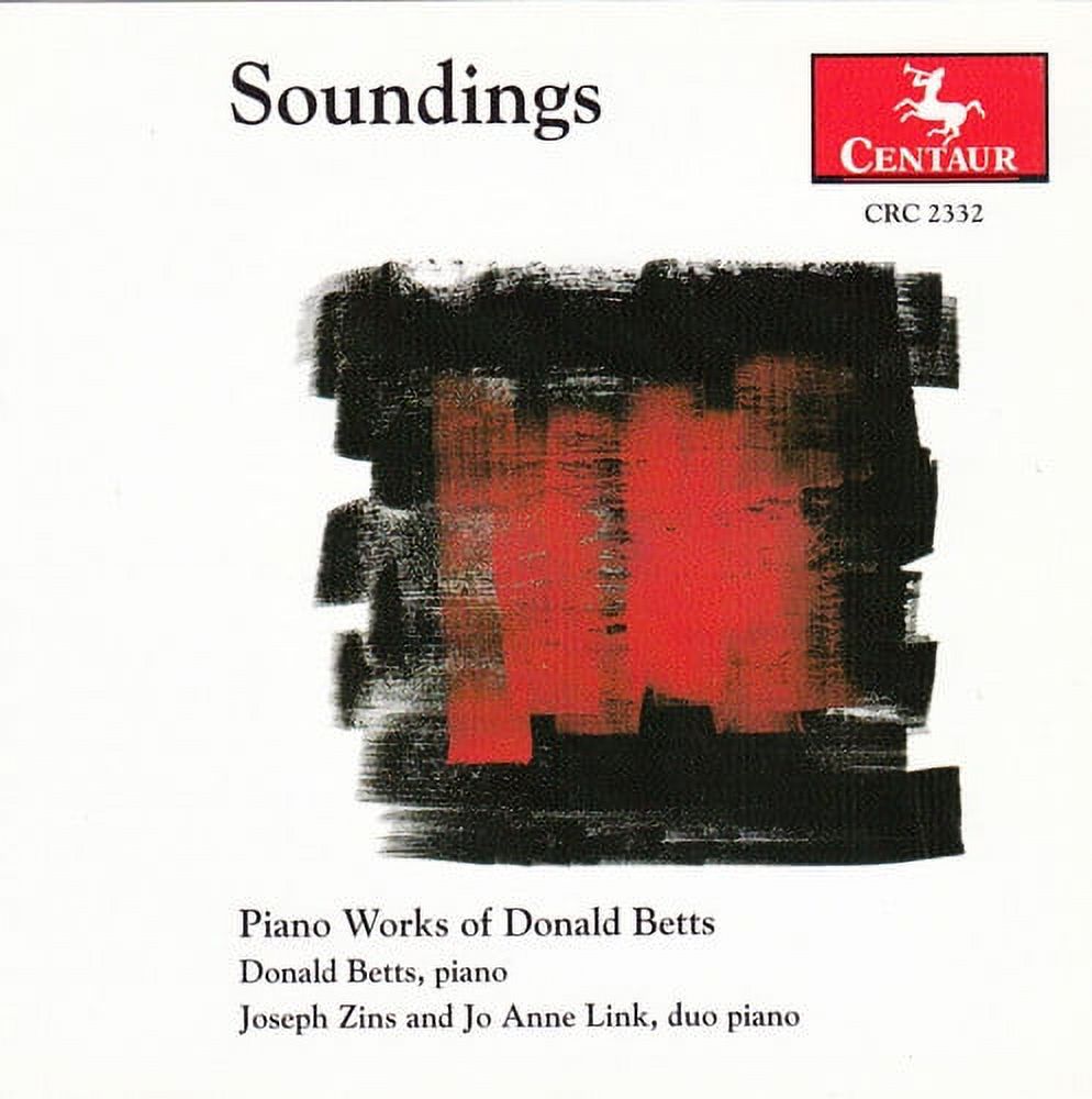 Donald Betts - Soundings: Piano Works - Music & Performance - CD ...