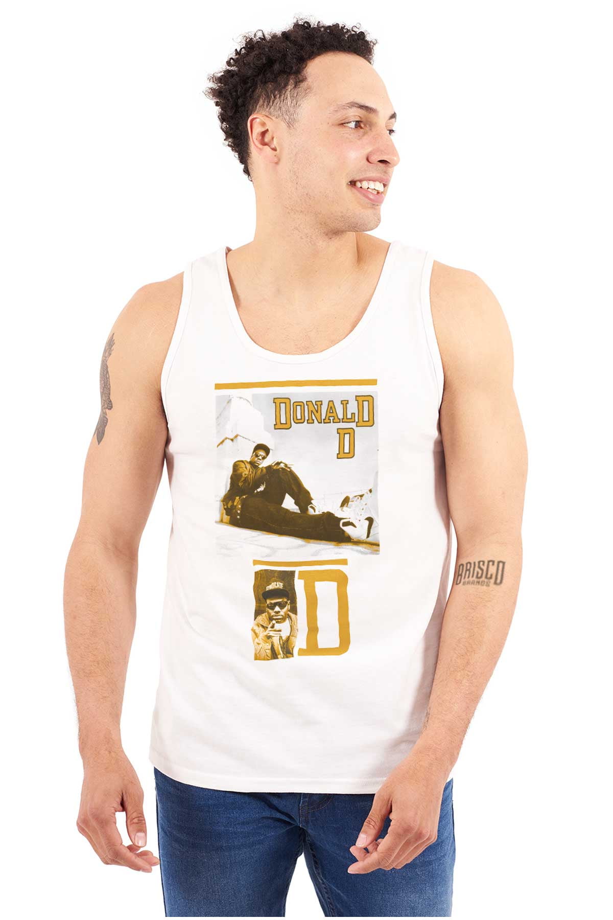 Donald D Old School Hip Hop Rapper Unisex Plus Size Tank Top Brisco ...