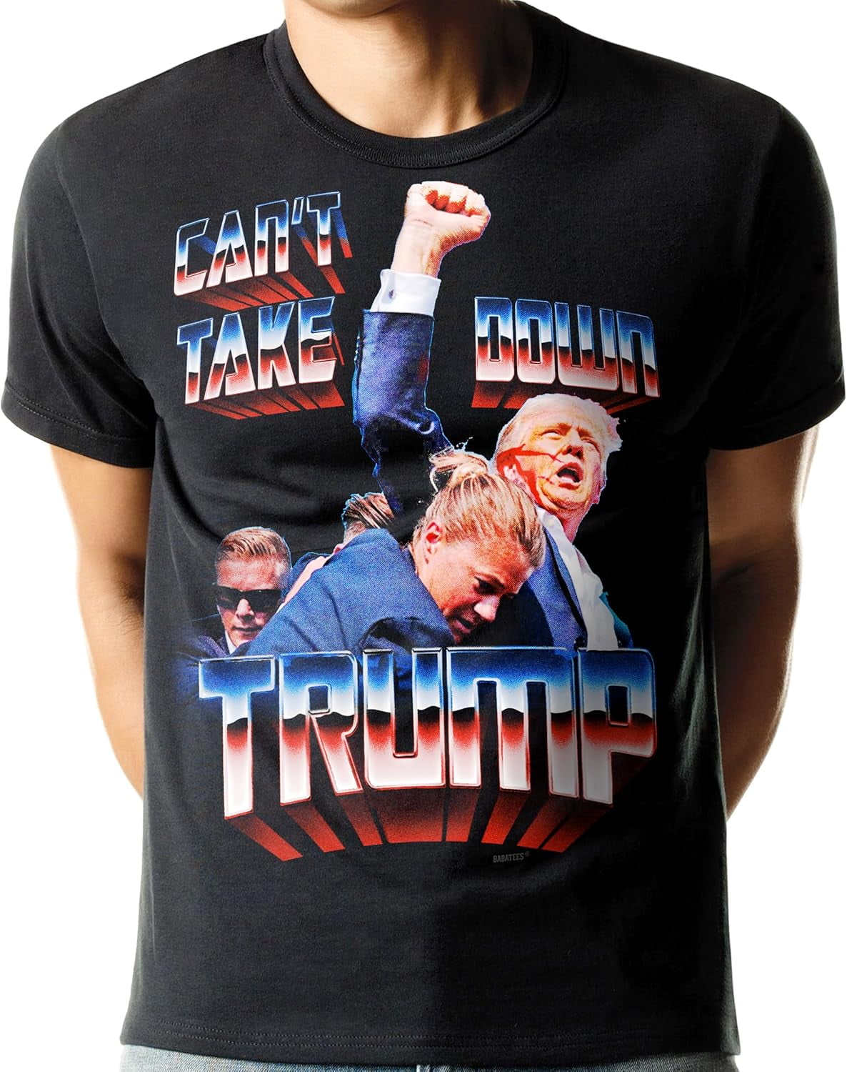 Donald Donald_Trump Shooting Survivor Tshirt - Can't Take Down Donald ...