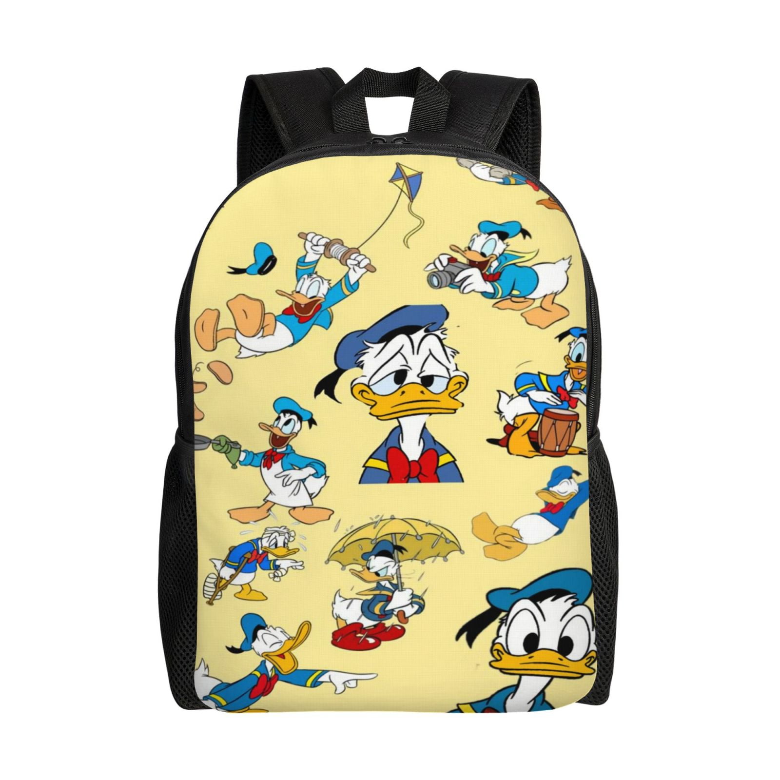 Donald Duck Anime Backpack Cartoon Travel Bags 3D Printed Casual ...