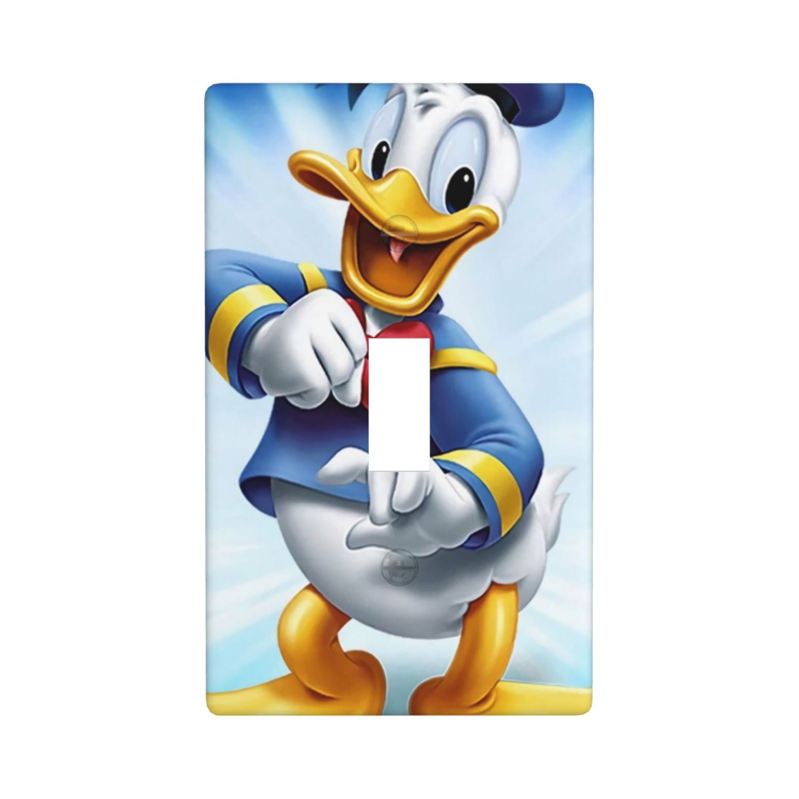 Donald Duck Anime Light Switch Cover Plates, Single Lever Wall Plate, 1 ...