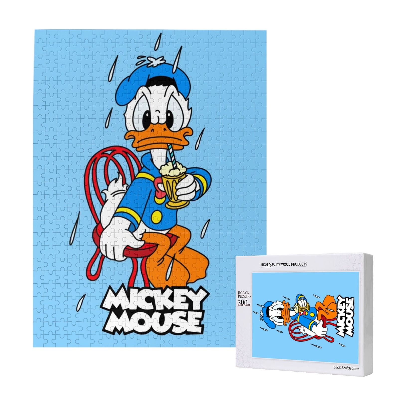 Donald Duck Anime Puzzles Boys Girls Teens 300/500/1000 Piece Wooden ...