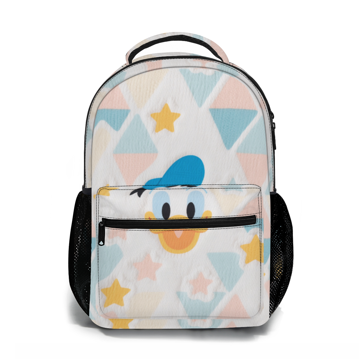Donald Duck Backpack Full Print Bag Waterproof Unisex Travel Outdoor ...