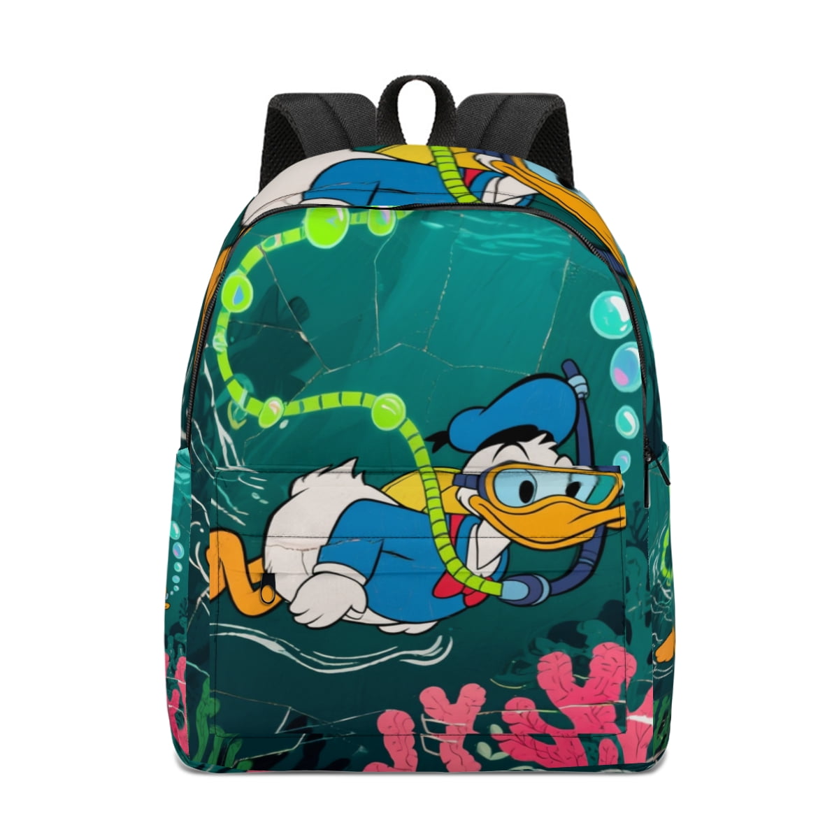 Donald Duck Backpack Half-Width Lightweight Backpack Waterproof Unisex ...