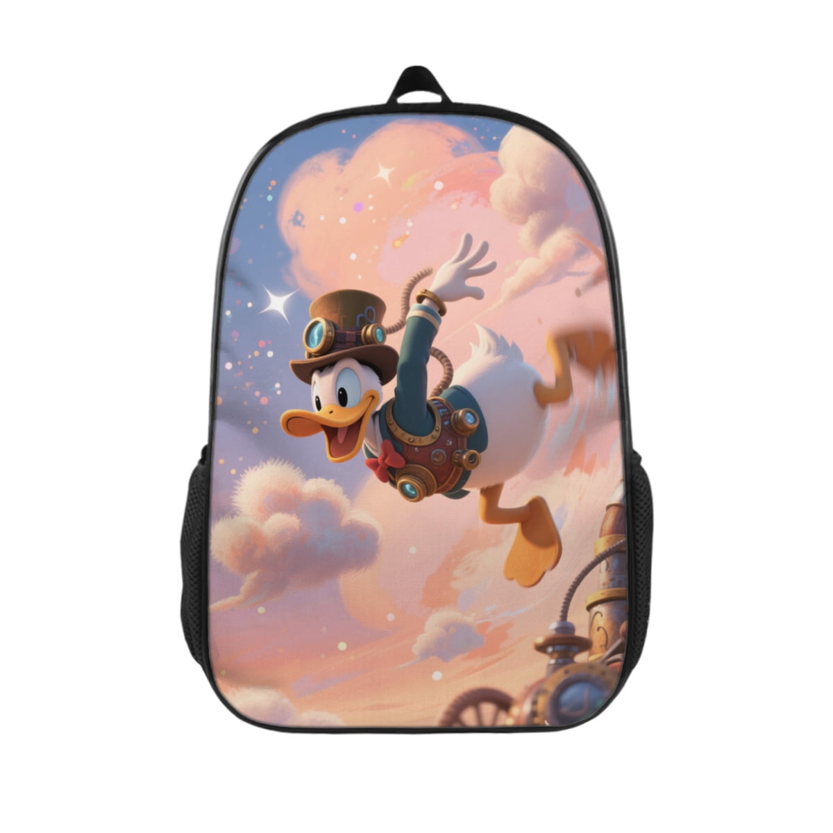 Donald Duck Backpack Waterproof Unisex Travel Outdoor Gifts 17 inch ...
