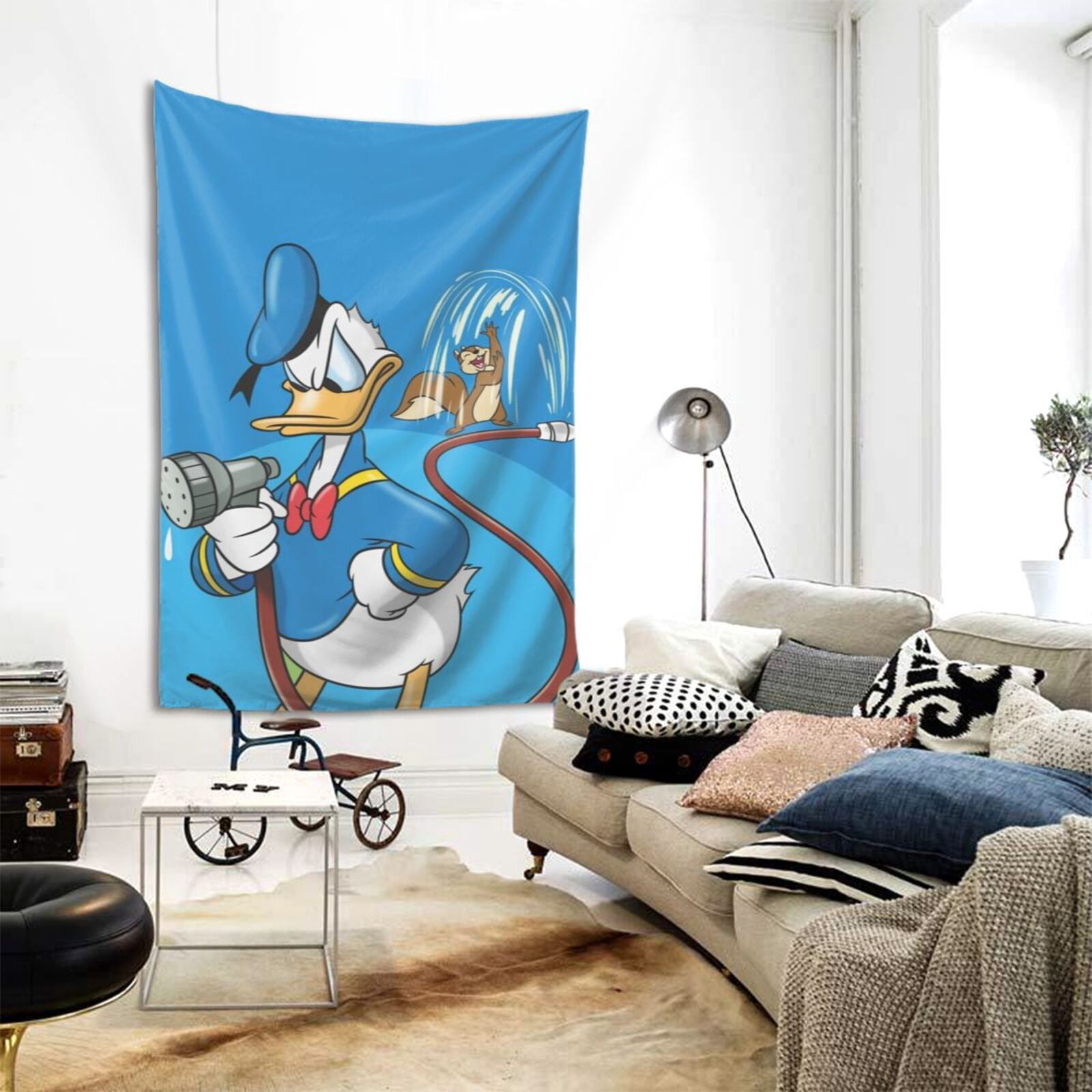 Donald Duck Bedroom Tapestry, King Size, Wall Hanging, Wall Decor ...