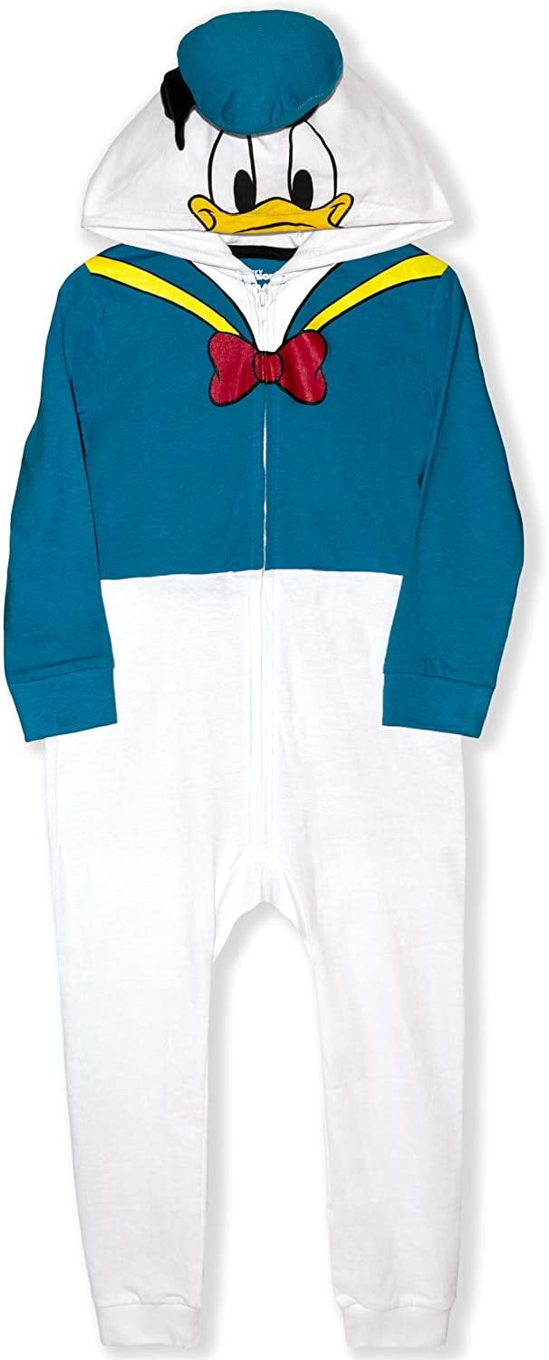Donald Duck Boys Single Roleplay Coverall Romper with Hood, Toddler ...