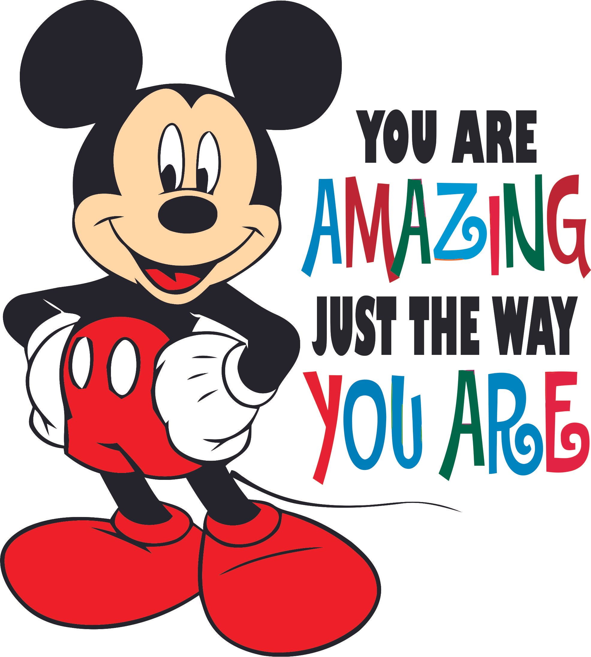 Donald Duck Cartoon Character Minnie Goofy Daisy Porky Pluto You Are Amazing Just The Way You ...