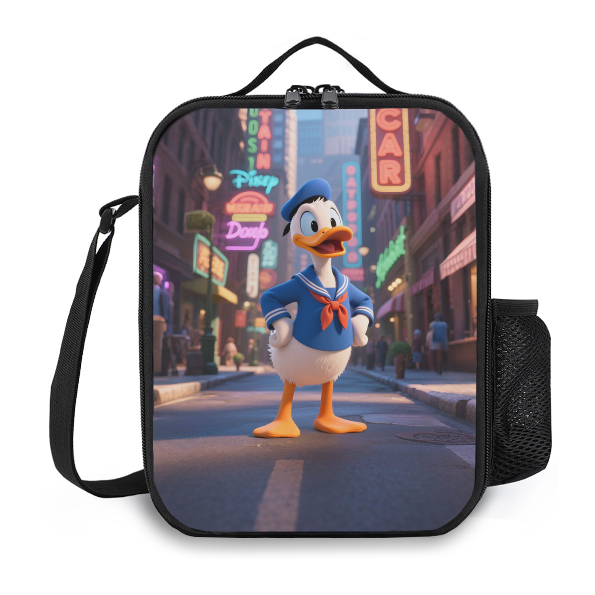 Donald Duck Cartoon Insulated Lunch Box Unisex Reusable Lunch Box ...