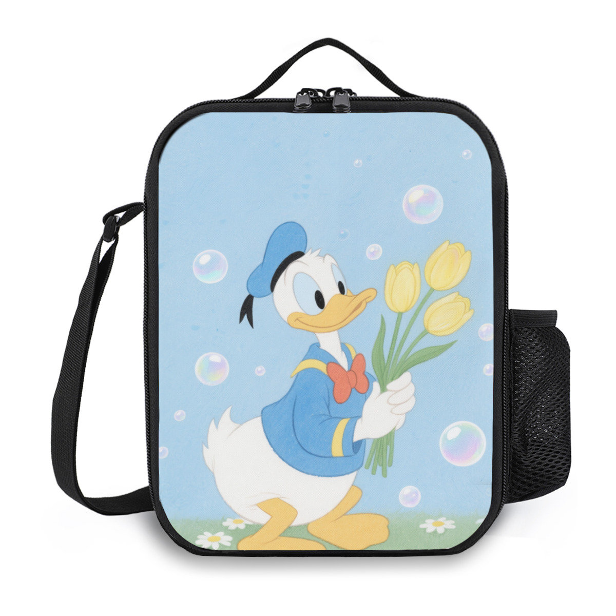 Donald Duck Cartoon Insulated Lunch Box Unisex Reusable Lunch Box ...