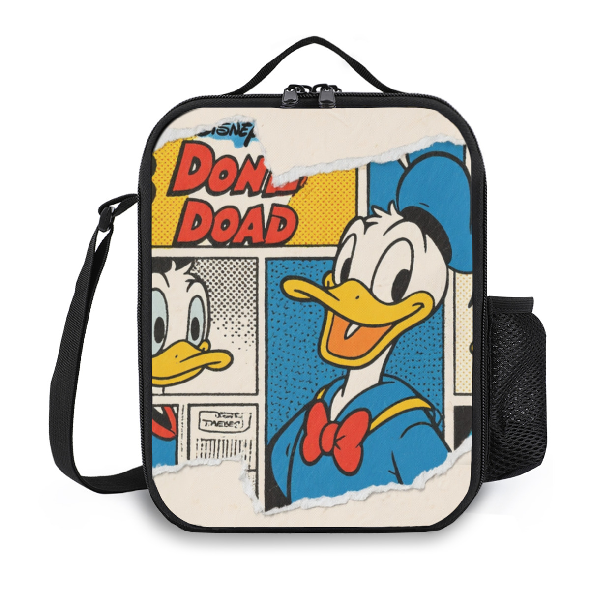 Donald Duck Cartoon Insulated Lunch Box Unisex Reusable Lunch Box ...