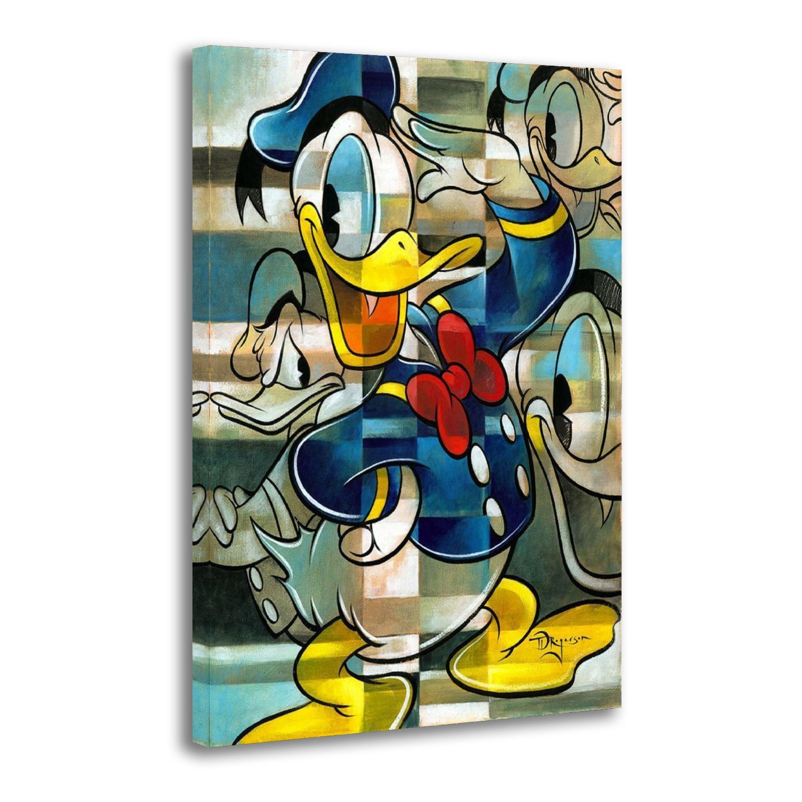 Donald-Duck Cartoon Wall Art Poster Gifts Bedroom Prints Home Decor ...