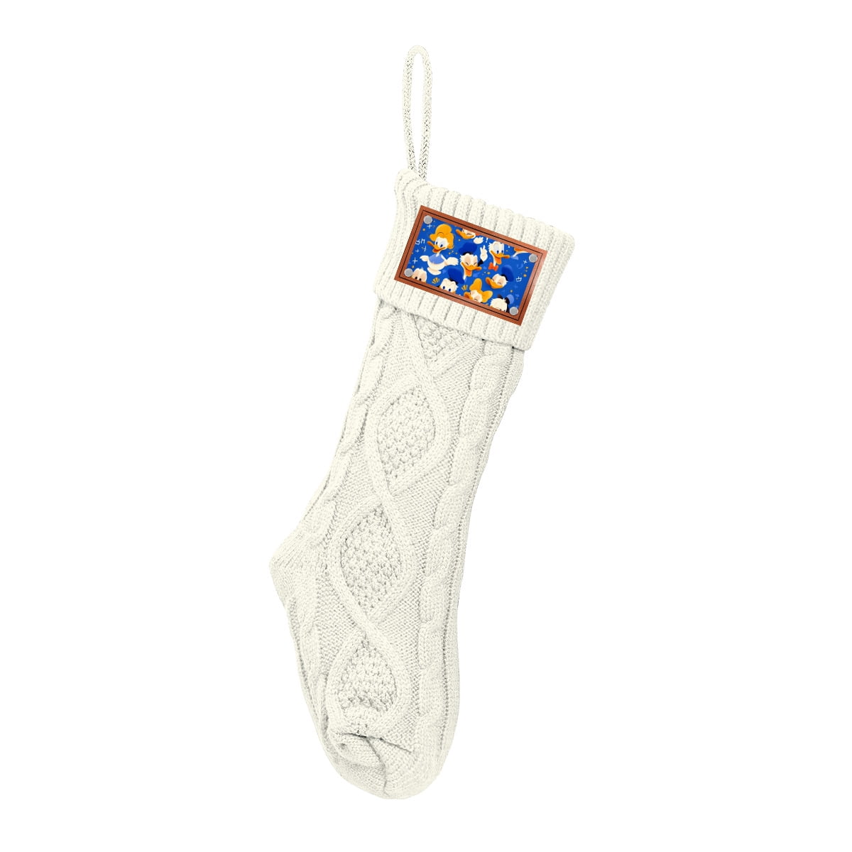 Donald Duck Christmas Stocking with Leather Label (UV Print) - Perfect ...