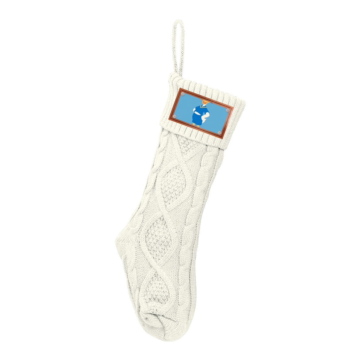 Donald Duck Christmas Stocking with Leather Label (UV Print) - Perfect ...