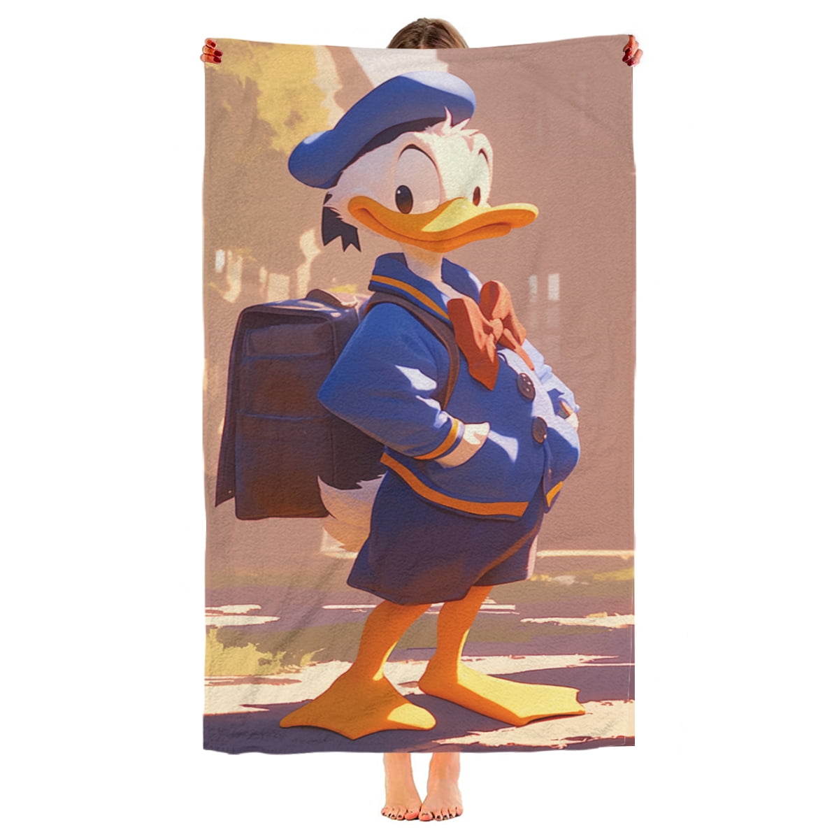 Donald Duck Comfort Style Beach Towel for Outdoor Use - Walmart.com