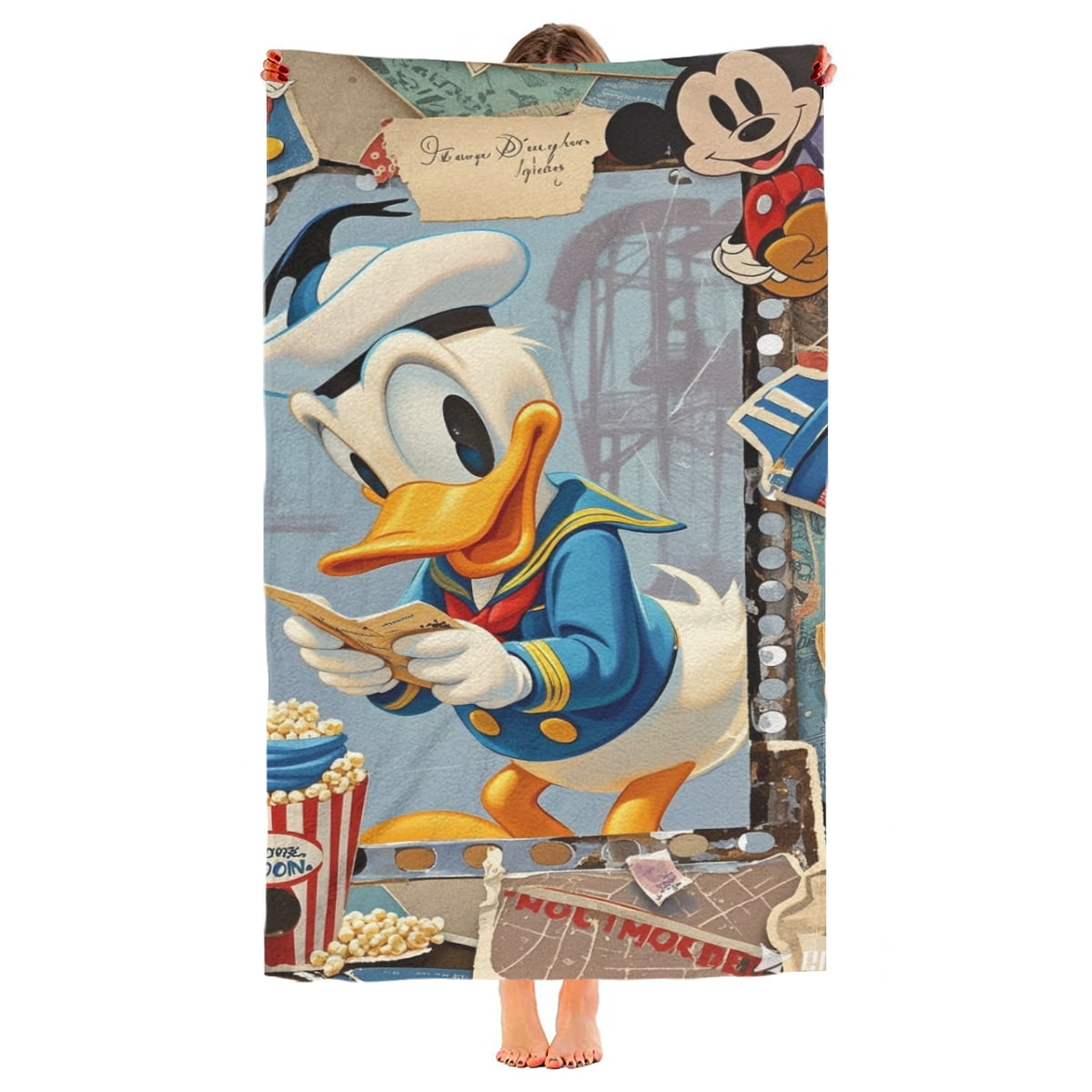 Donald Duck Comfort Style Beach Towel for Outdoor Use - Walmart.com