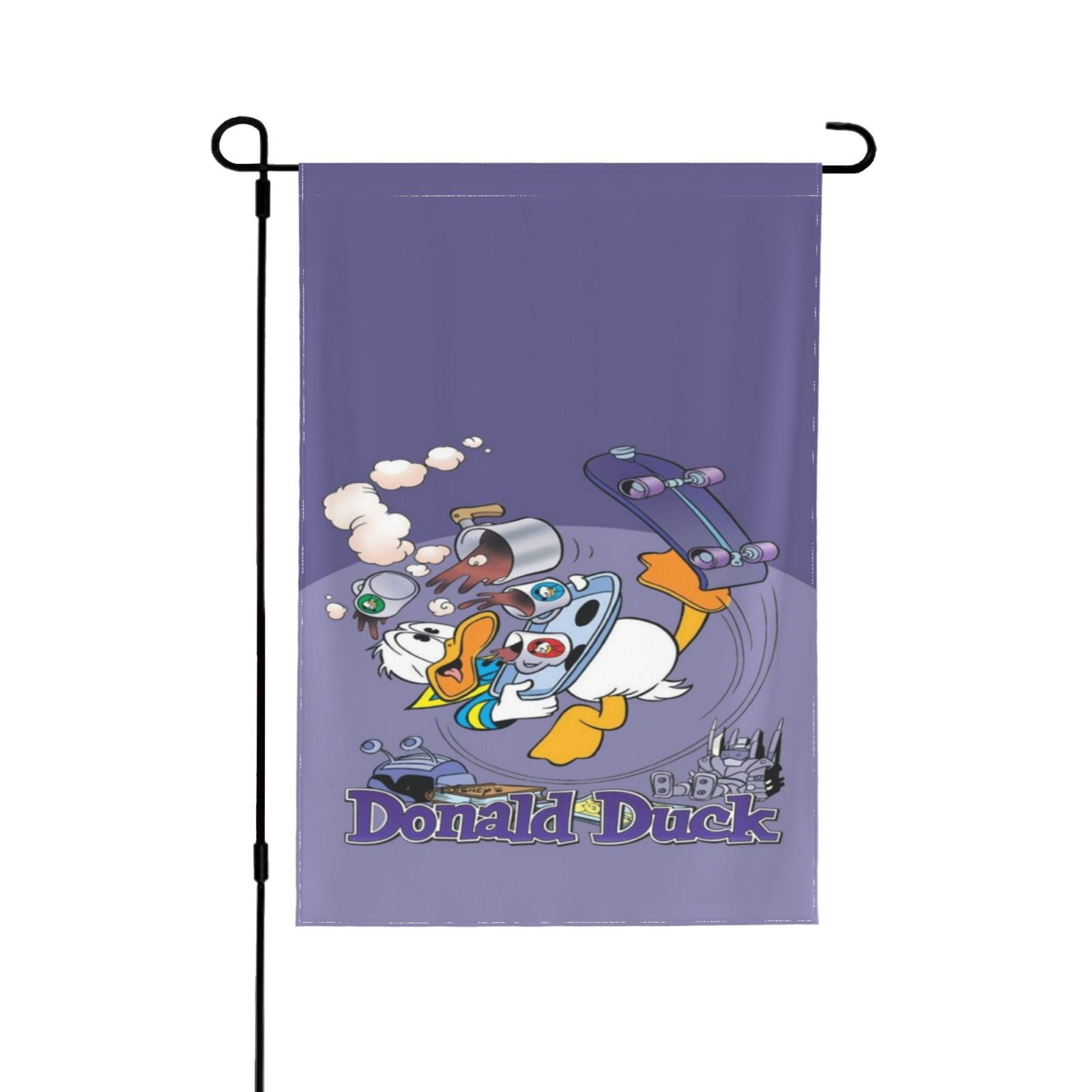 Donald Duck Double Sided Cartoon Yard Flags 12.5x18 Inch Burlap Outdoor ...