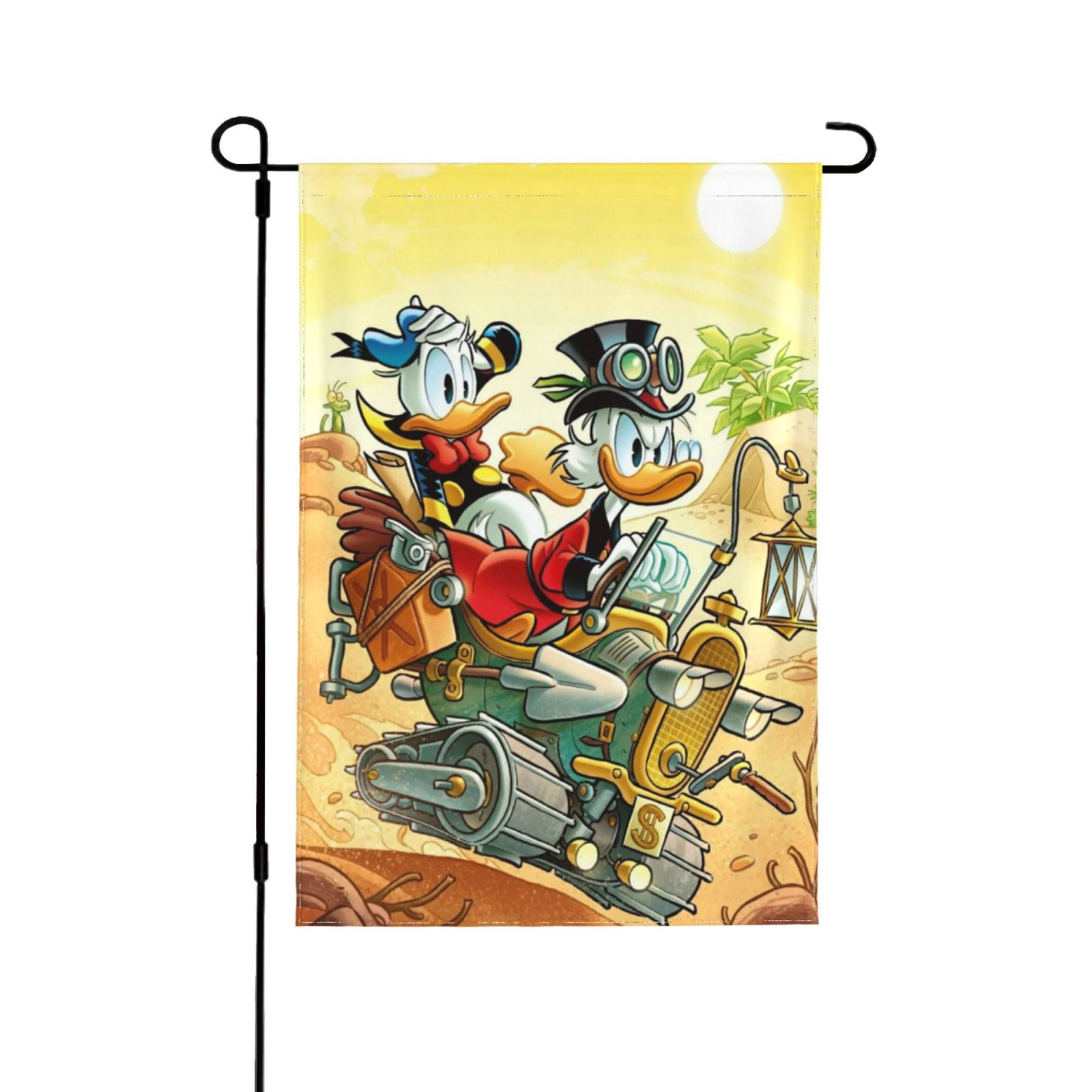 Donald Duck Double Sided Cartoon Yard Flags 28x40 Inch Burlap Outdoor ...