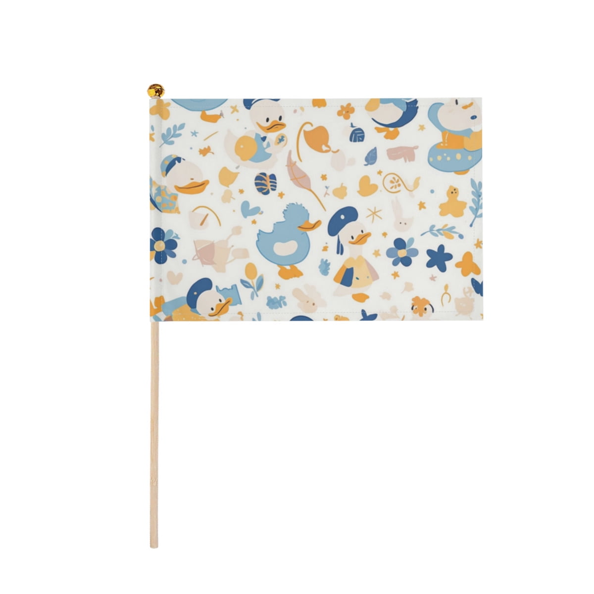 Donald Duck Double-Sided Polyester Hand Flag - For Events and Cheering ...