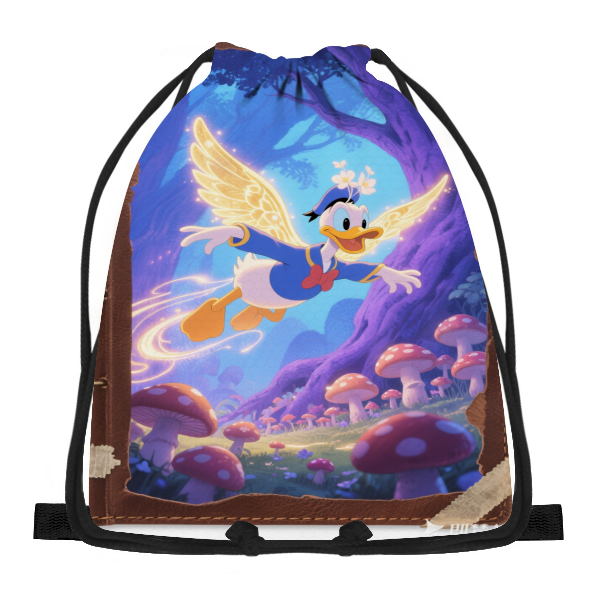 Donald Duck Durable Polyester Drawstring Bag Lightweight, Spacious and ...