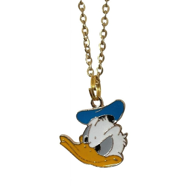 Donald Duck Enamel Metal Cartoon Necklace - Walmart.com