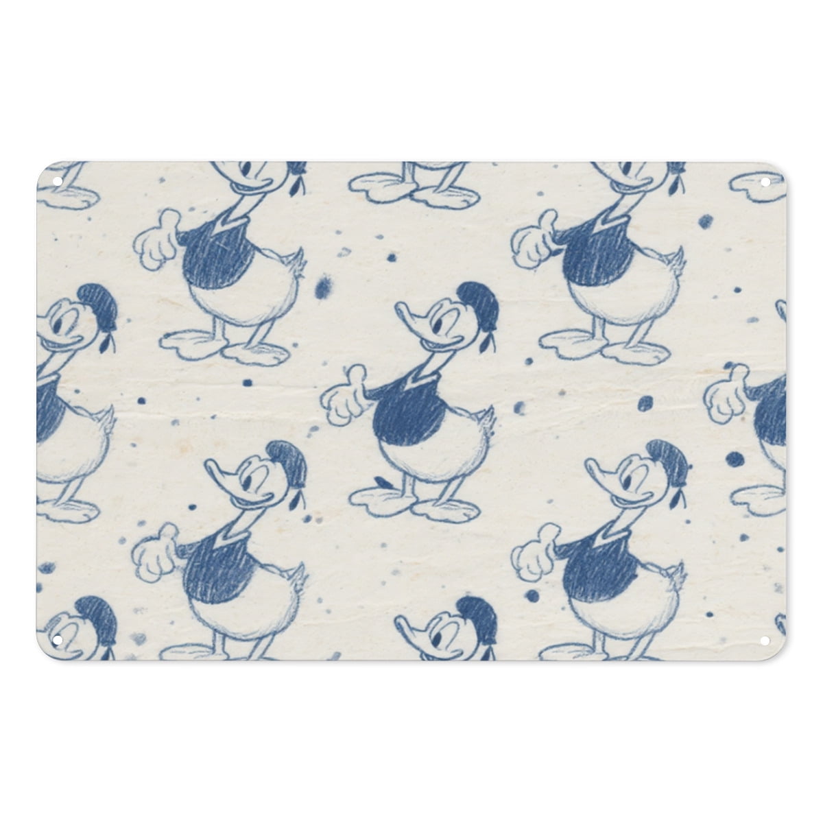 Donald Duck Horizontal Metal Wall Art - Multi-Size for Home Decor ...