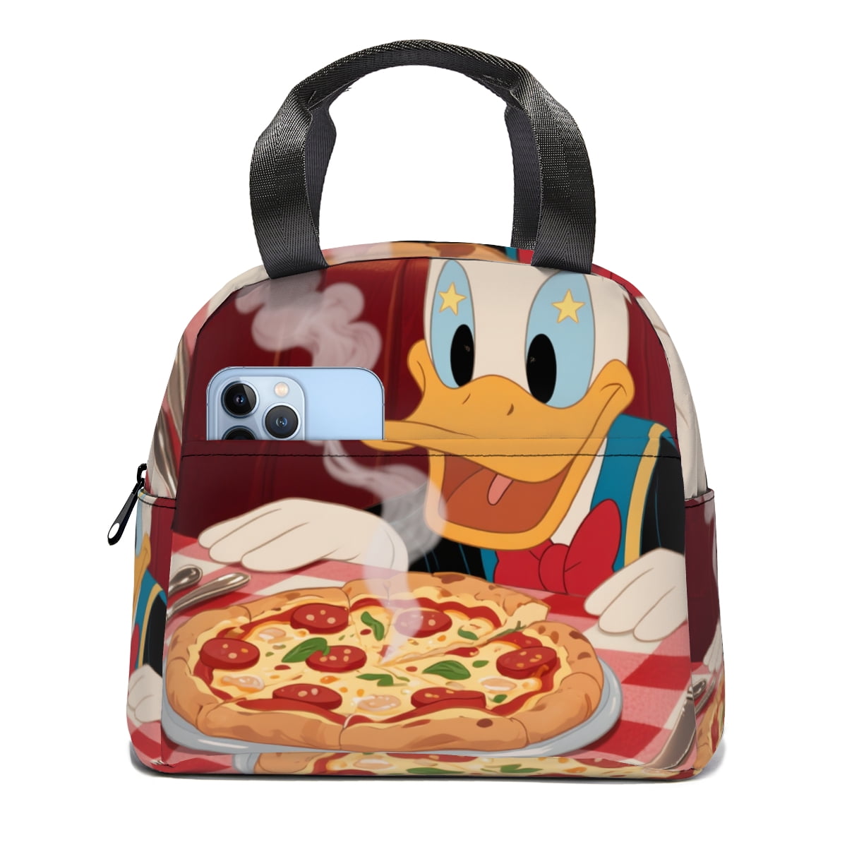 Donald Duck Insulated Lunch Box Unisex Reusable Lunch Box Portable ...