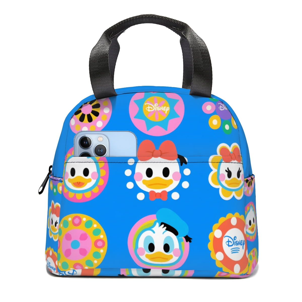 Donald Duck Insulated Lunch Box Unisex Reusable Lunch Box Portable ...