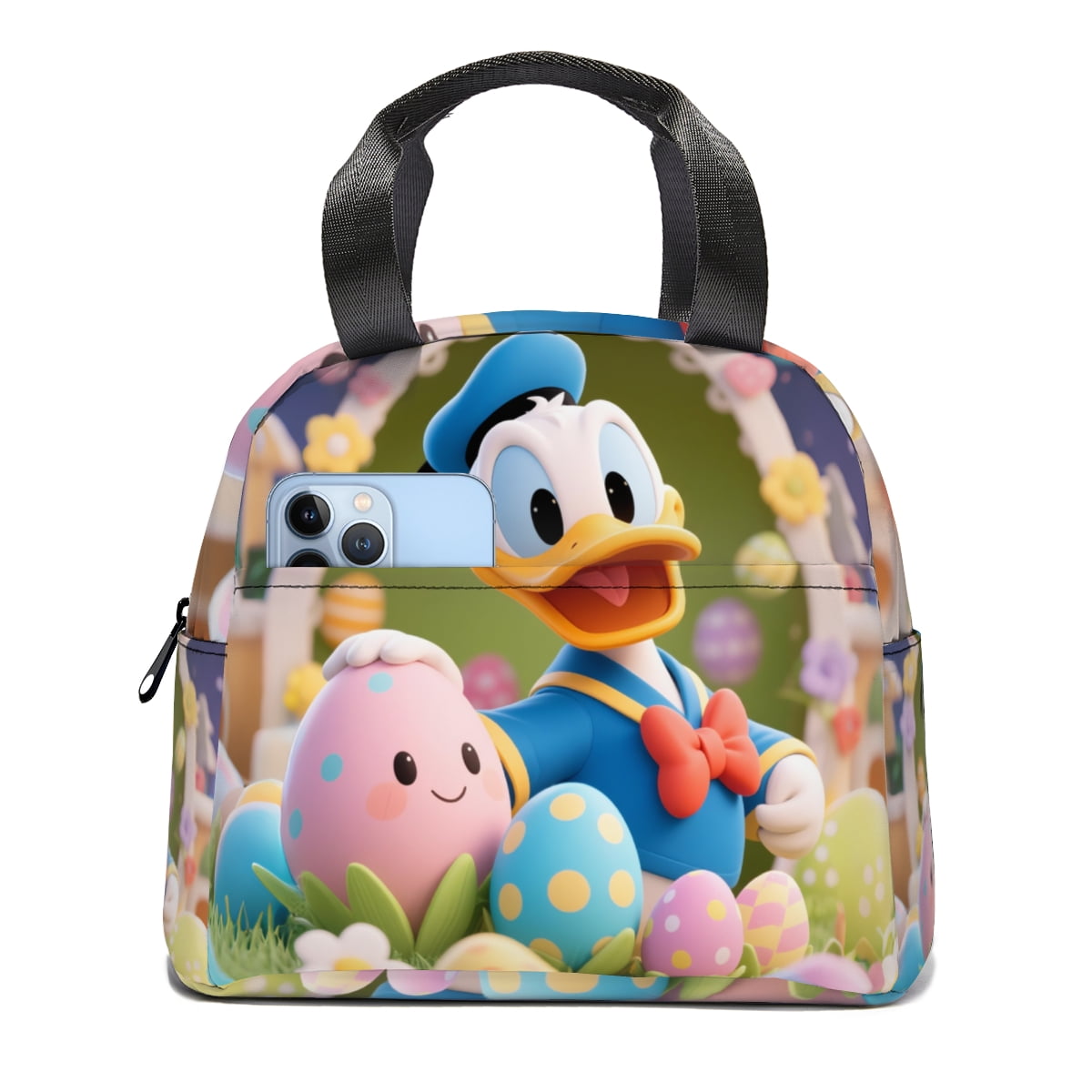 Donald Duck Insulated Lunch Box Unisex Reusable Lunch Box Portable ...