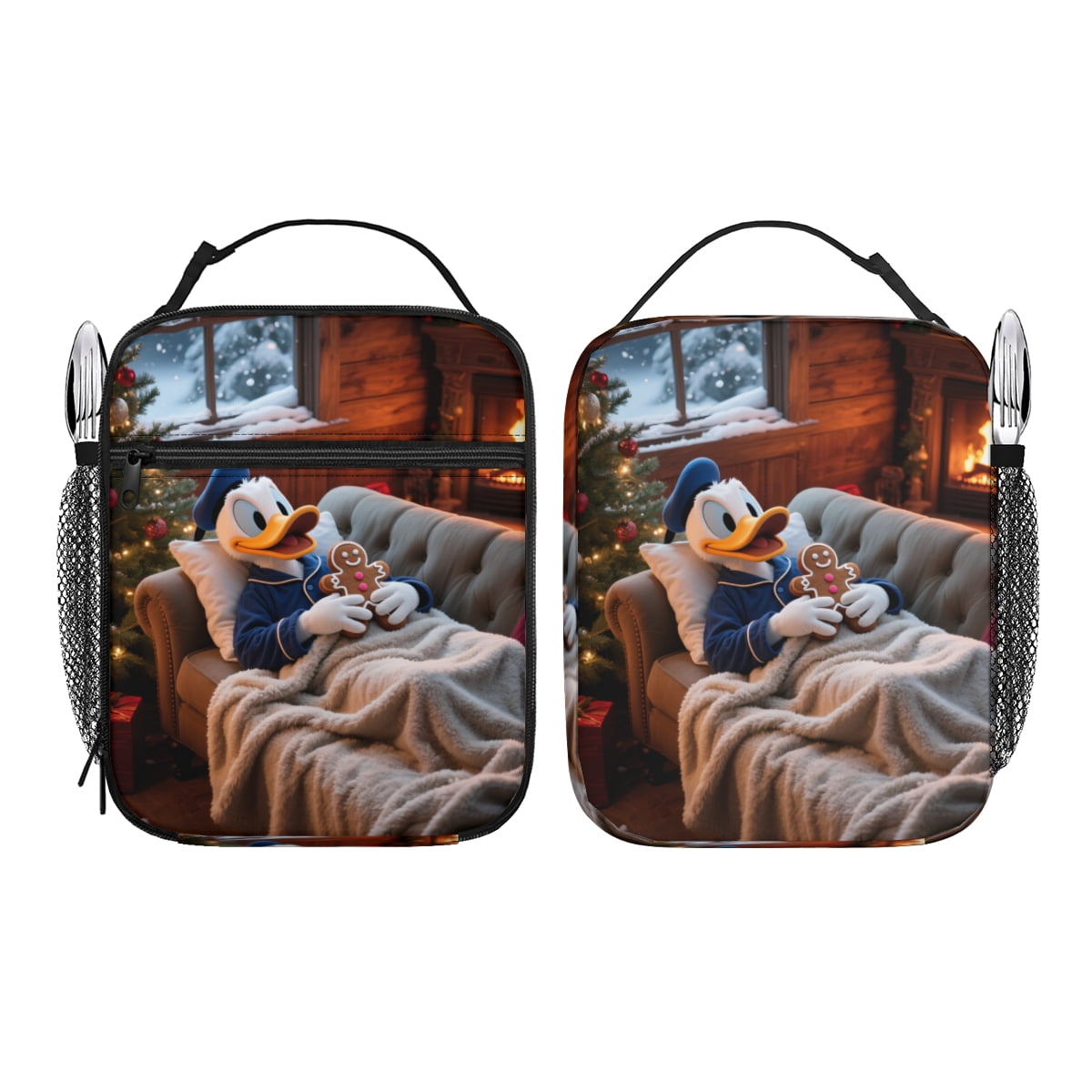 Donald Duck Insulated Lunch Box Unisex Reusable Lunch Box Portable ...