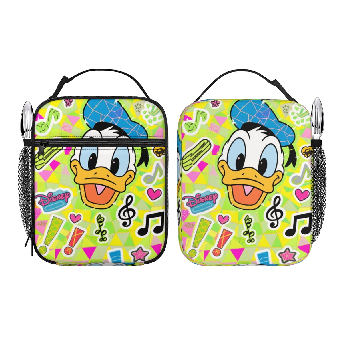 Donald Duck Insulated Lunch Box Unisex Reusable Lunch Box Portable ...
