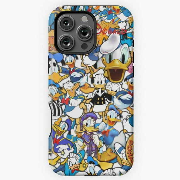 Donald Duck Kids Classic Funny Cartoon HD iPhone Case 17 11 12 13 14 15 ...