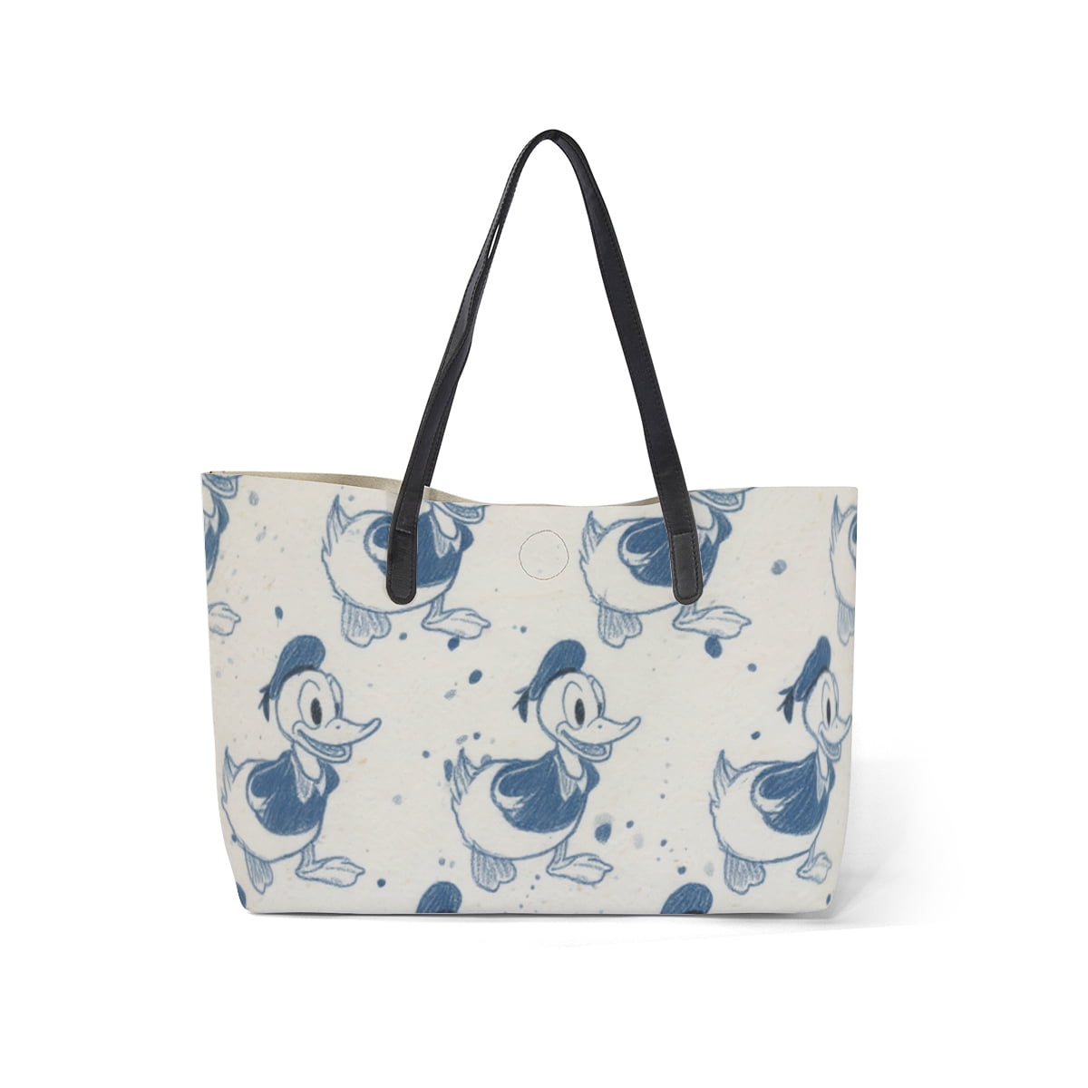 Donald Duck Leather Shoulder Bag Shopping Bag Crossbody Bag Casual ...