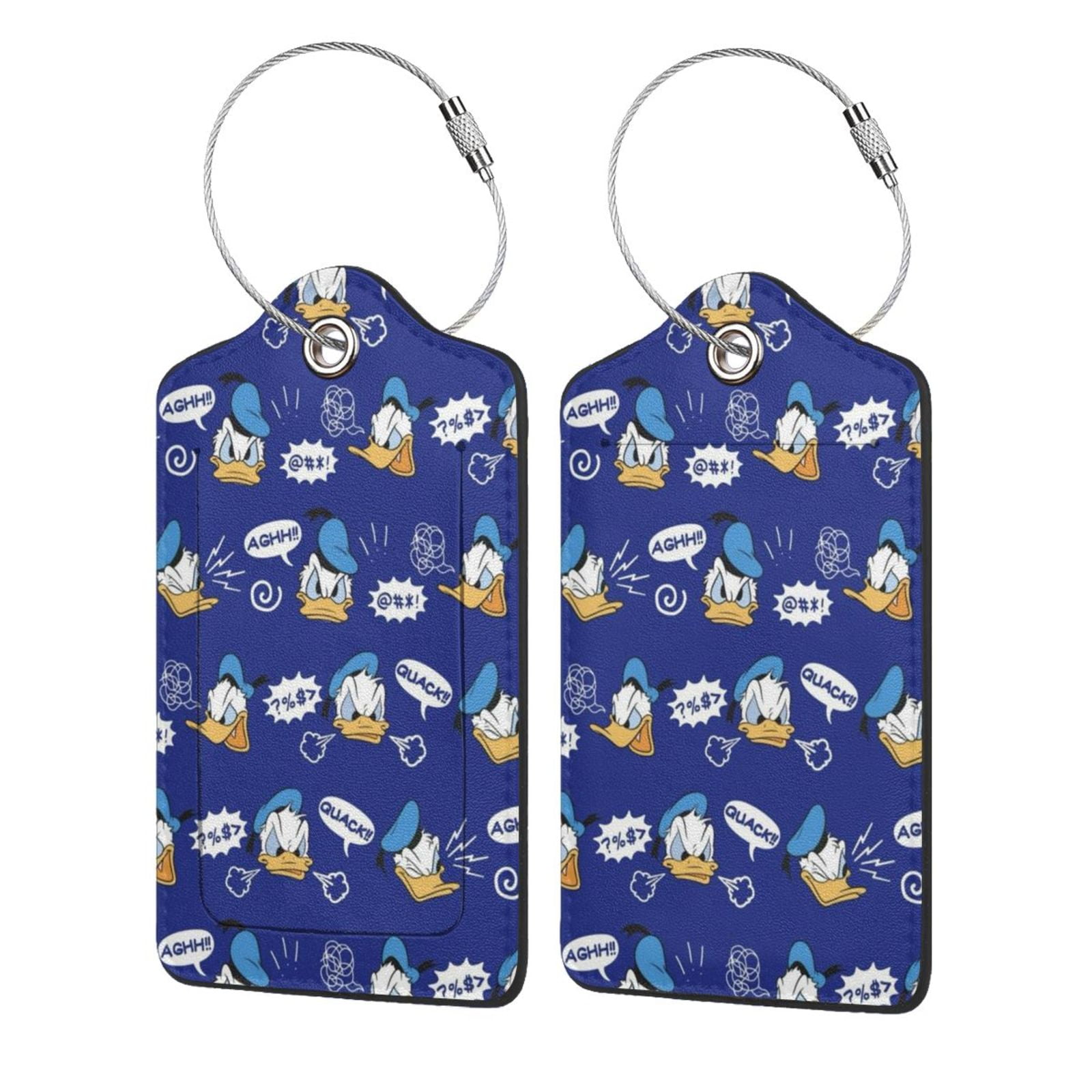 Donald Duck Luggage Tags for Suitcases Travel ID Identification Labels ...