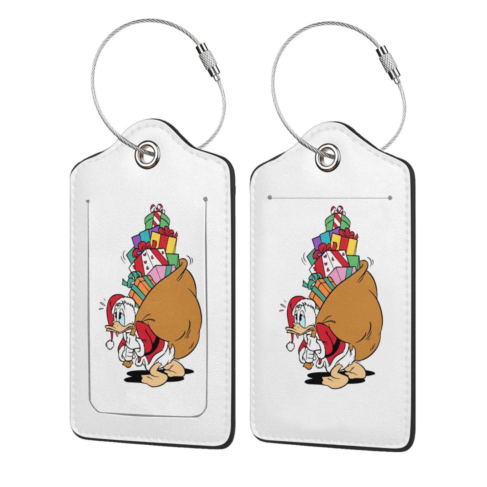 Donald Duck Luggage Tags for Suitcases Travel ID Identification Labels ...