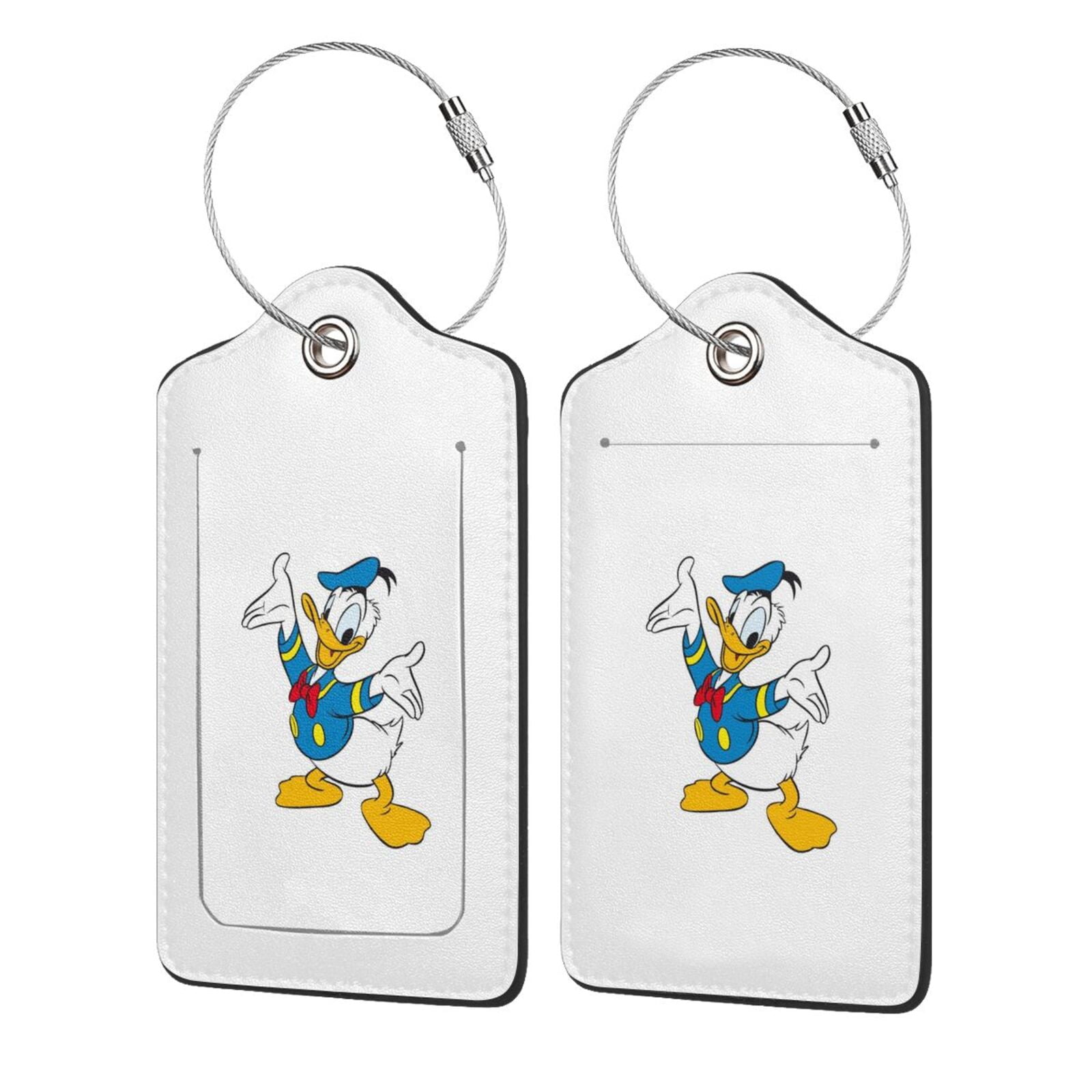 Donald Duck Luggage Tags for Suitcases Travel ID Identification Labels ...