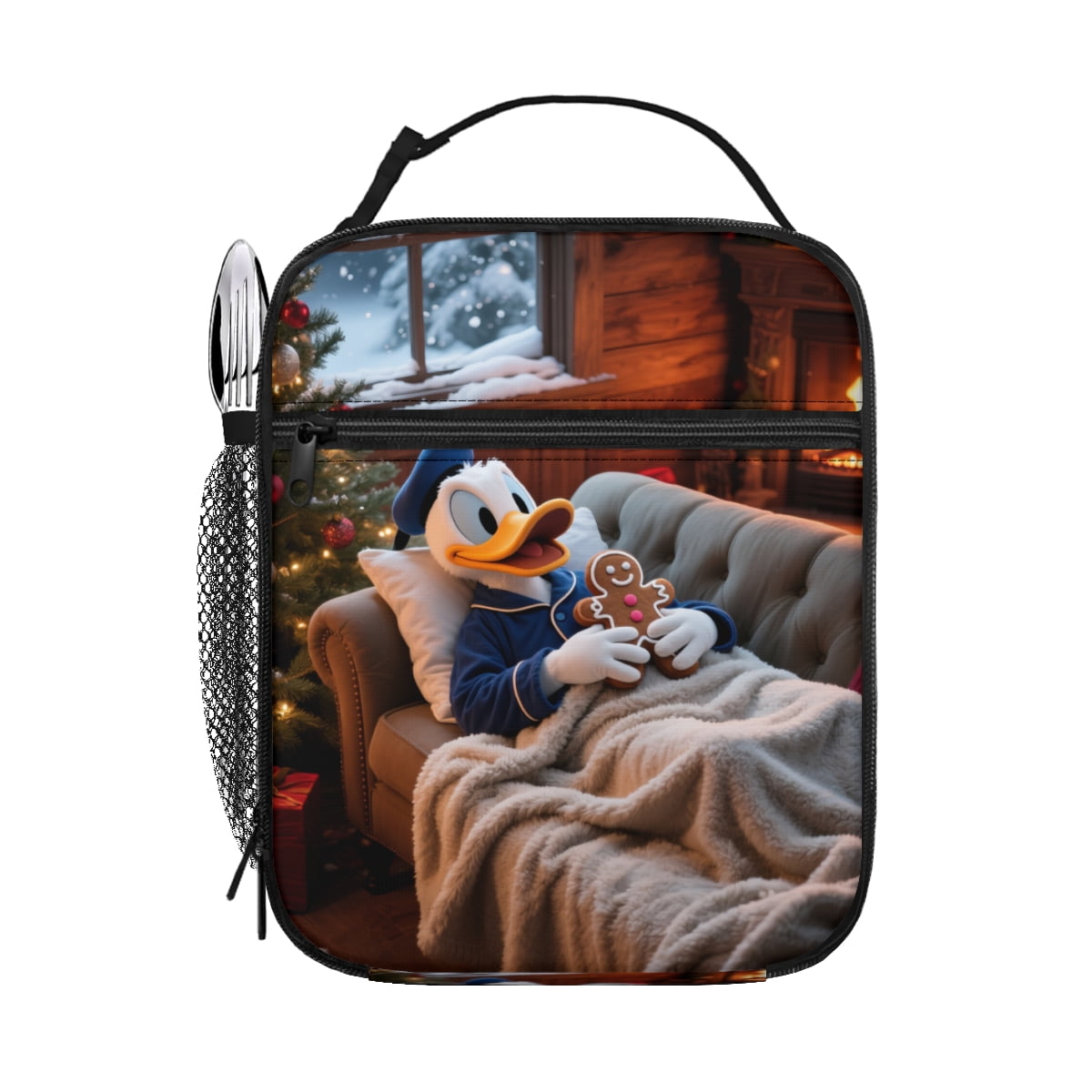 Donald Duck Lunch Bag Insulated Lunch Box Unisex Reusable Lunchbox ...