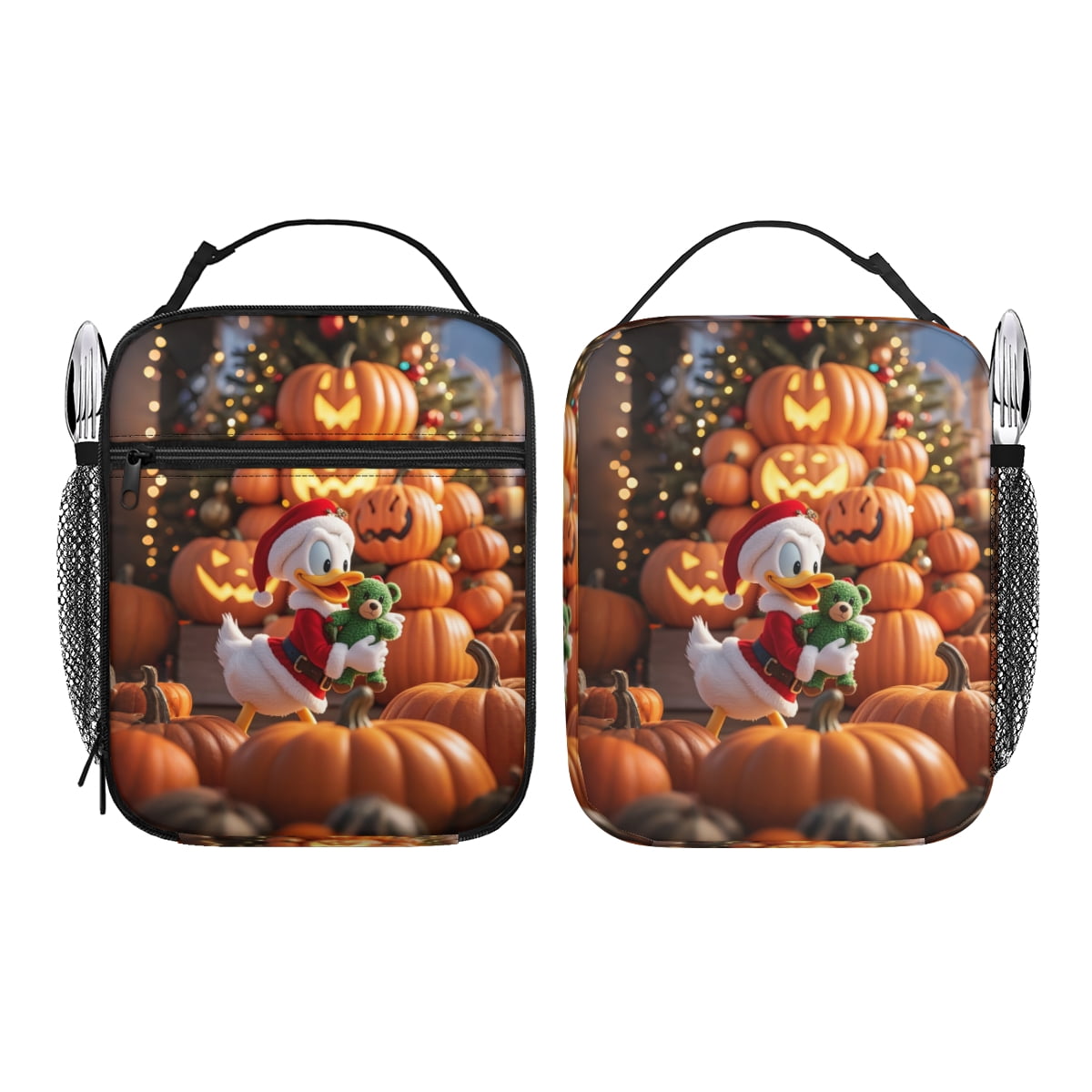 Donald Duck Lunch Bag Insulated Lunch Box Unisex Reusable Lunchbox ...