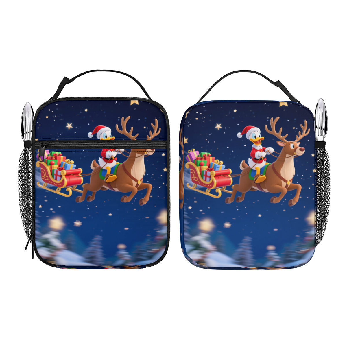 Donald Duck Lunch Bag Insulated Lunch Box Unisex Reusable Lunchbox ...