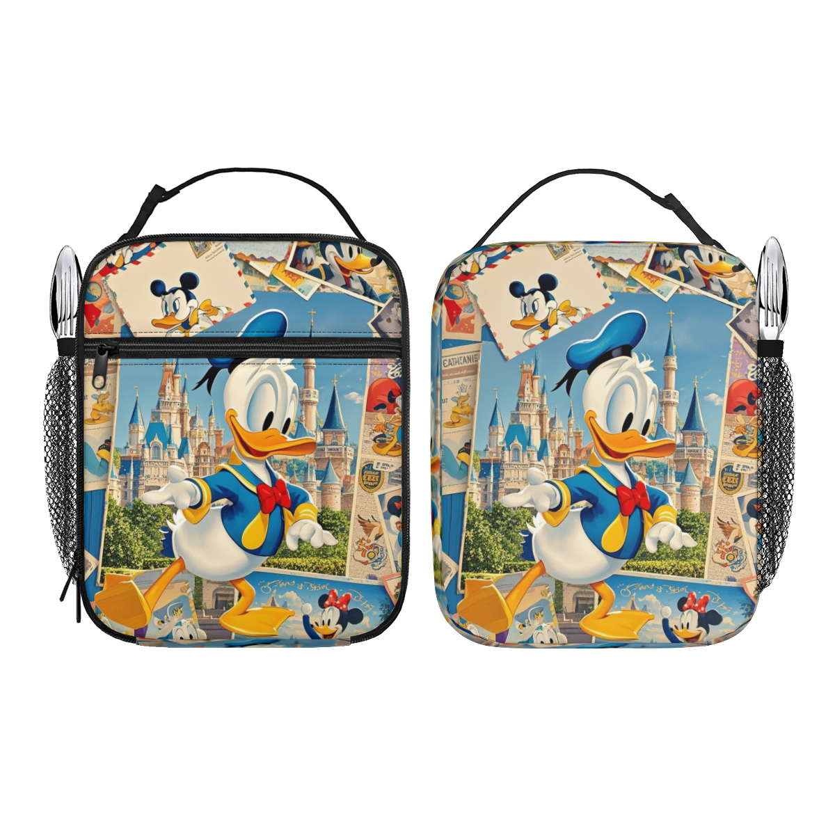 Donald Duck Lunch Bag Insulated Lunch Box Unisex Reusable Lunchbox ...