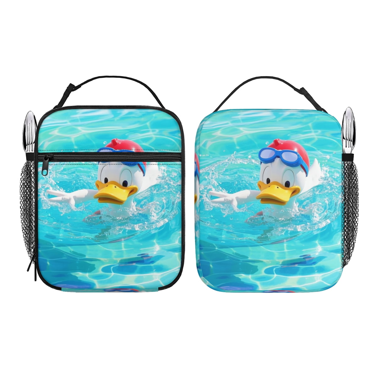 Donald Duck Lunch Bag Insulated Lunch Box Unisex Reusable Lunchbox ...