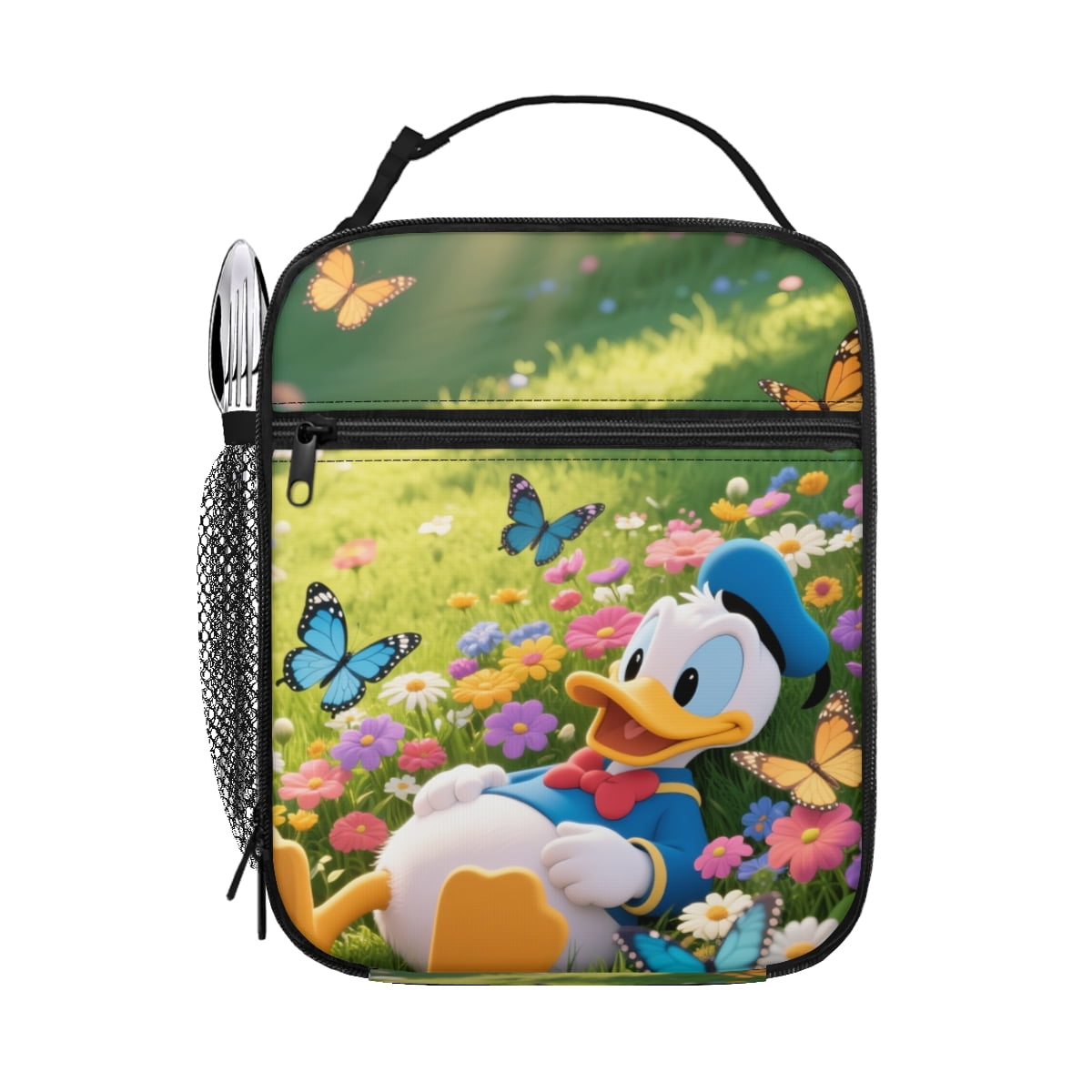 Donald Duck Lunch Bag Insulated Lunch Box Unisex Reusable Lunchbox ...