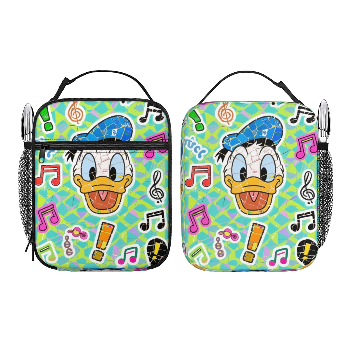 Donald Duck Lunch Bag Insulated Lunch Box Unisex Reusable Lunchbox ...