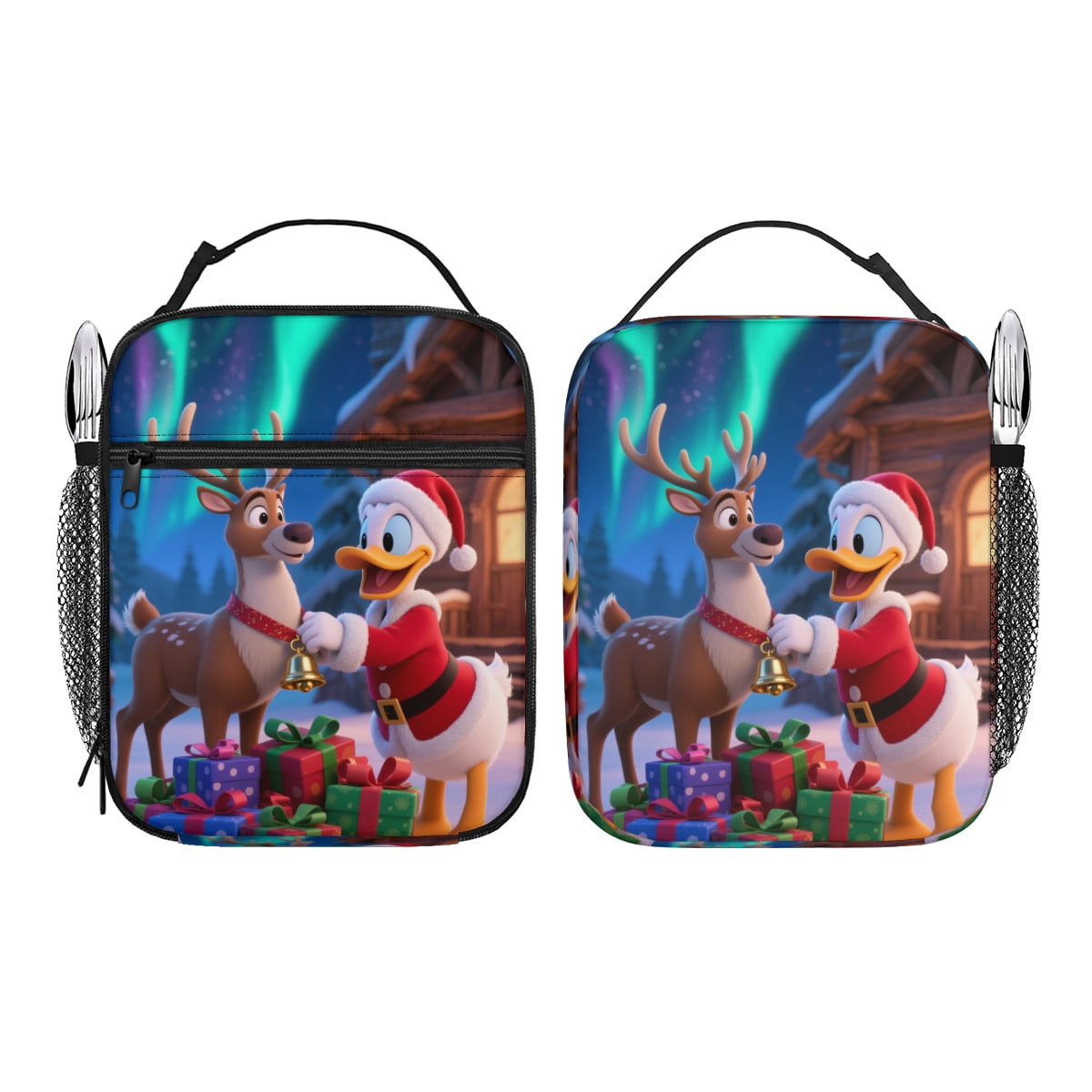 Donald Duck Lunch Bag Insulated Lunch Box Unisex Reusable Lunchbox ...