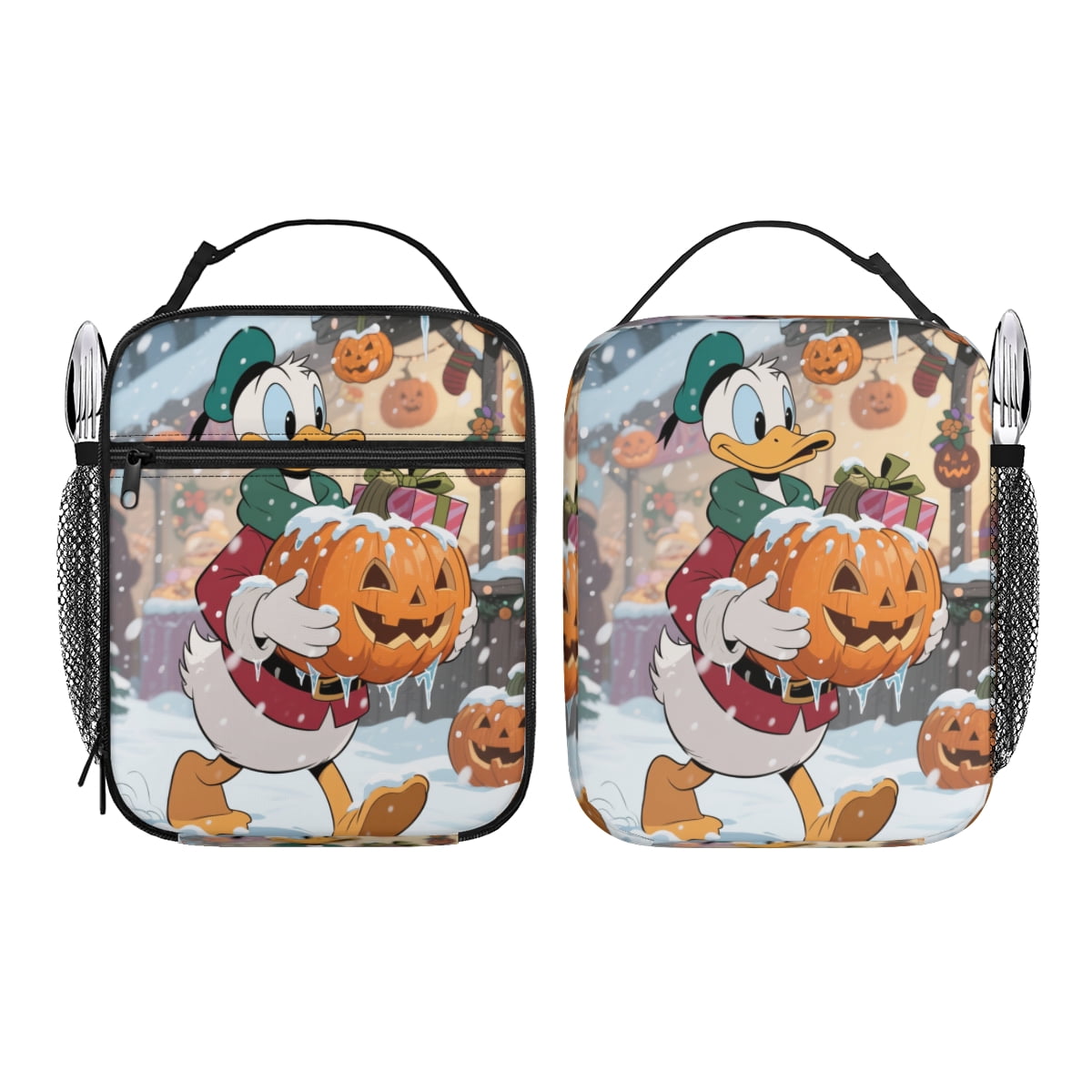 Donald Duck Lunch Bag Insulated Lunch Box Unisex Reusable Lunchbox ...