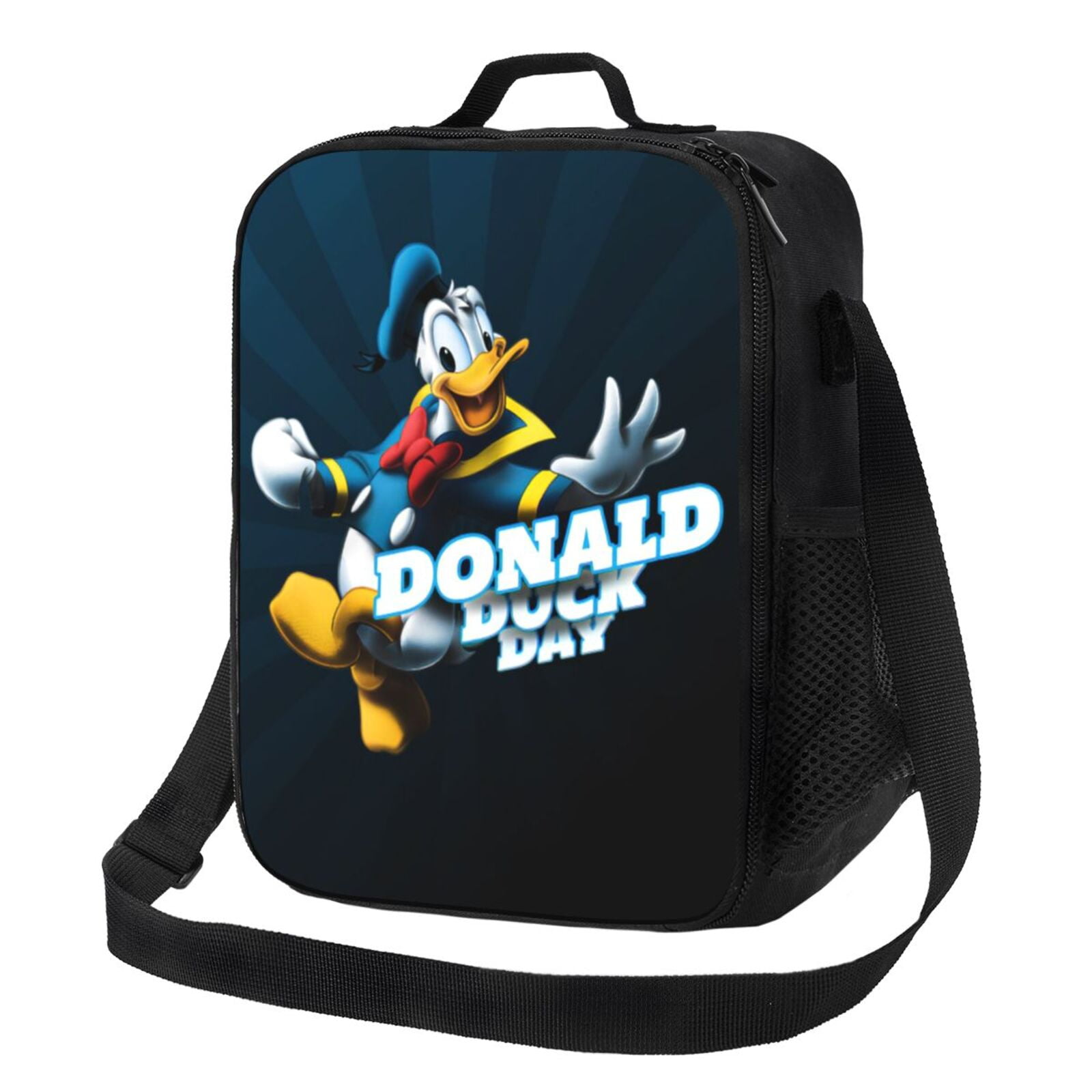 Donald Duck Lunch Bag Insulated Thermal Lunch Box with Shoulder Strap ...