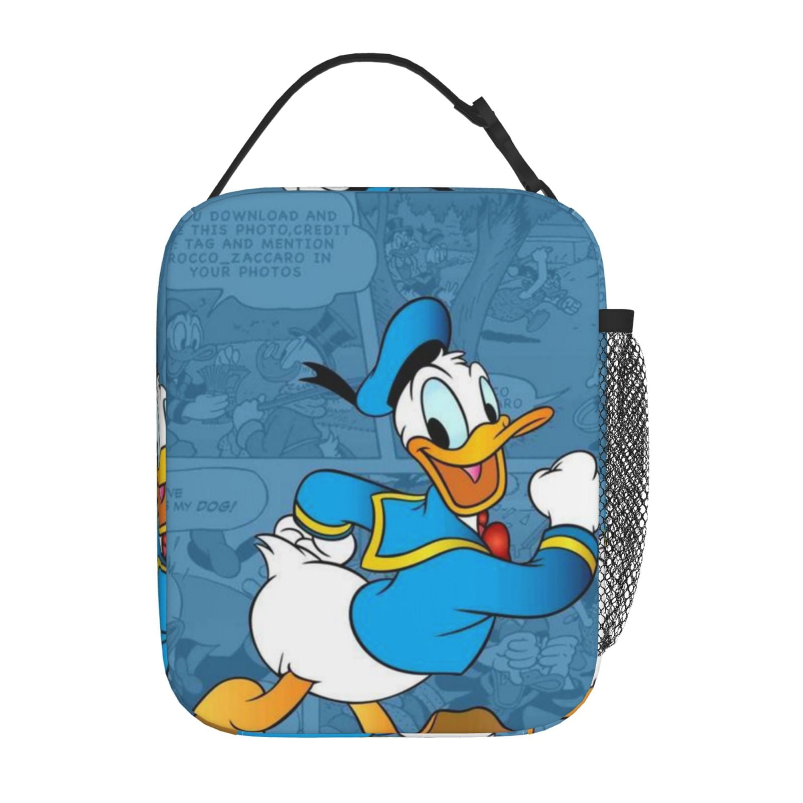 Donald Duck Lunch Bags, Reusable Lunch Tote Bags For Office Work Picnic ...