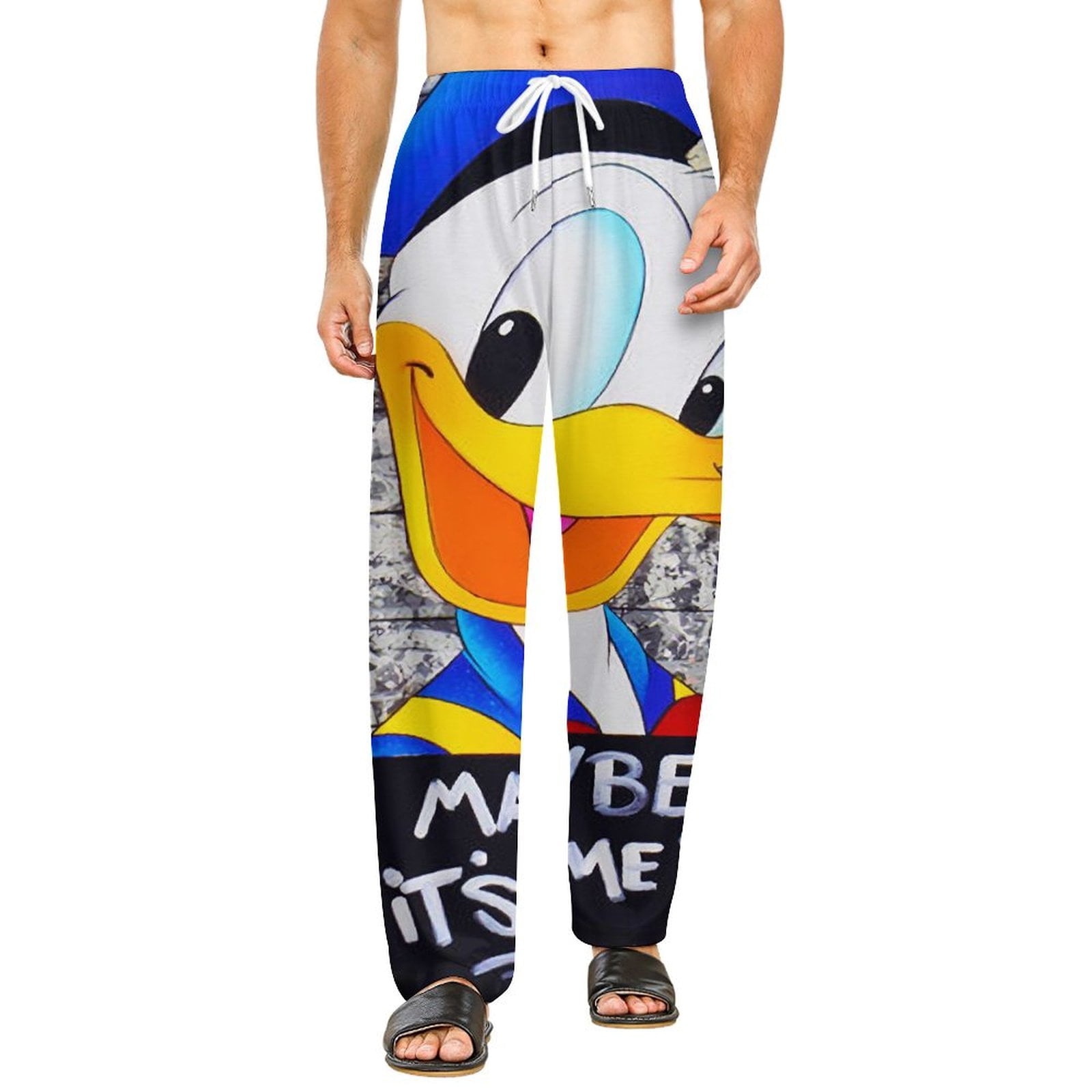 Donald Duck Pajama Pants for Men Women Funny All Over Print Adult ...