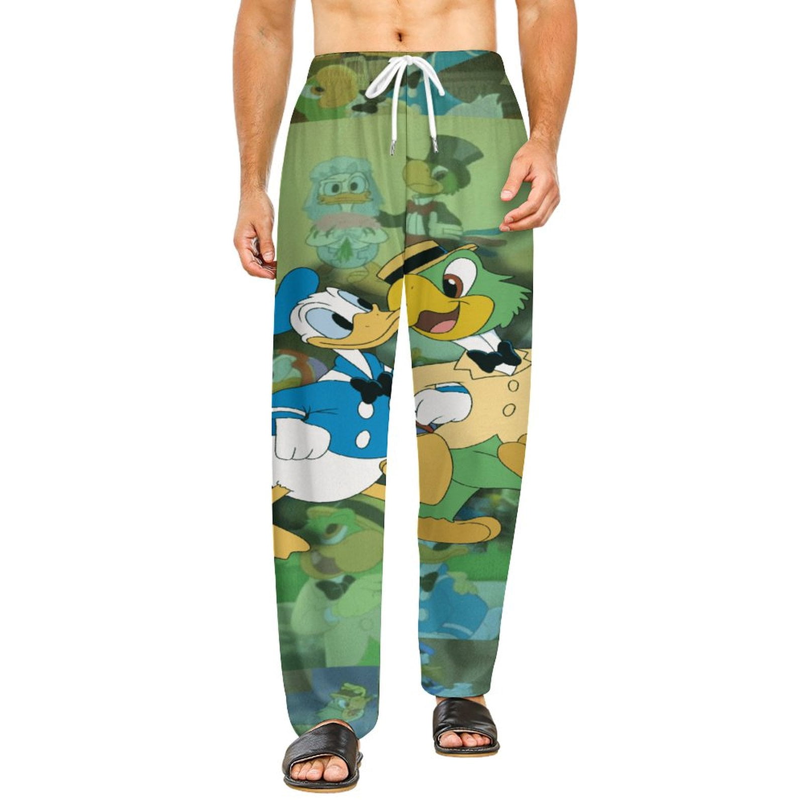Donald Duck Pajama Pants for Men Women Funny All Over Print Adult ...